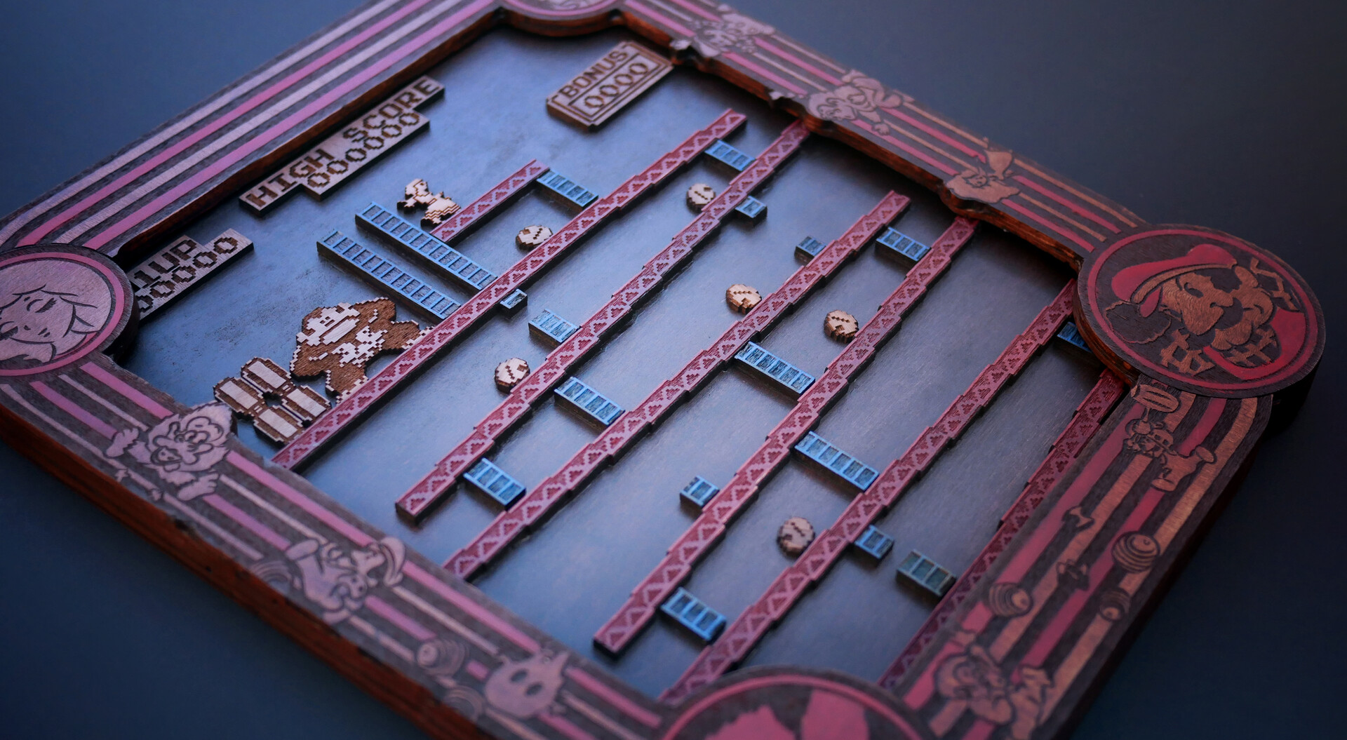 ArtStation - Donkey Kong Level Print