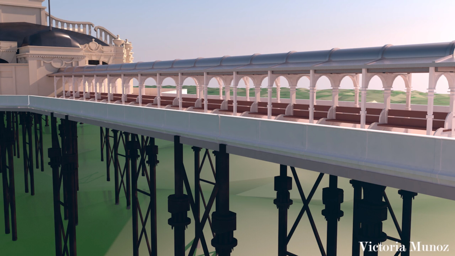 ArtStation - West Pier- Green Ocean