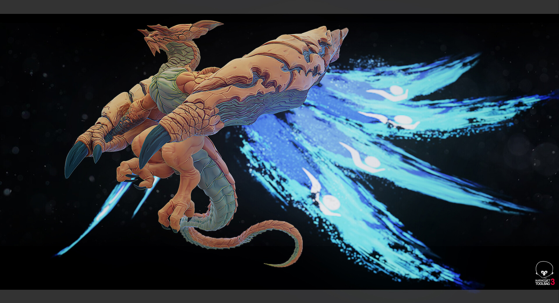 ArtStation - Kyzer Dragon(Breath of fire fan art), taka max