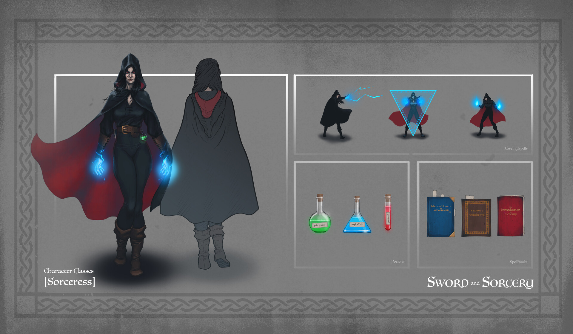 ArtStation - Sorceress (Sword & Sorcery)