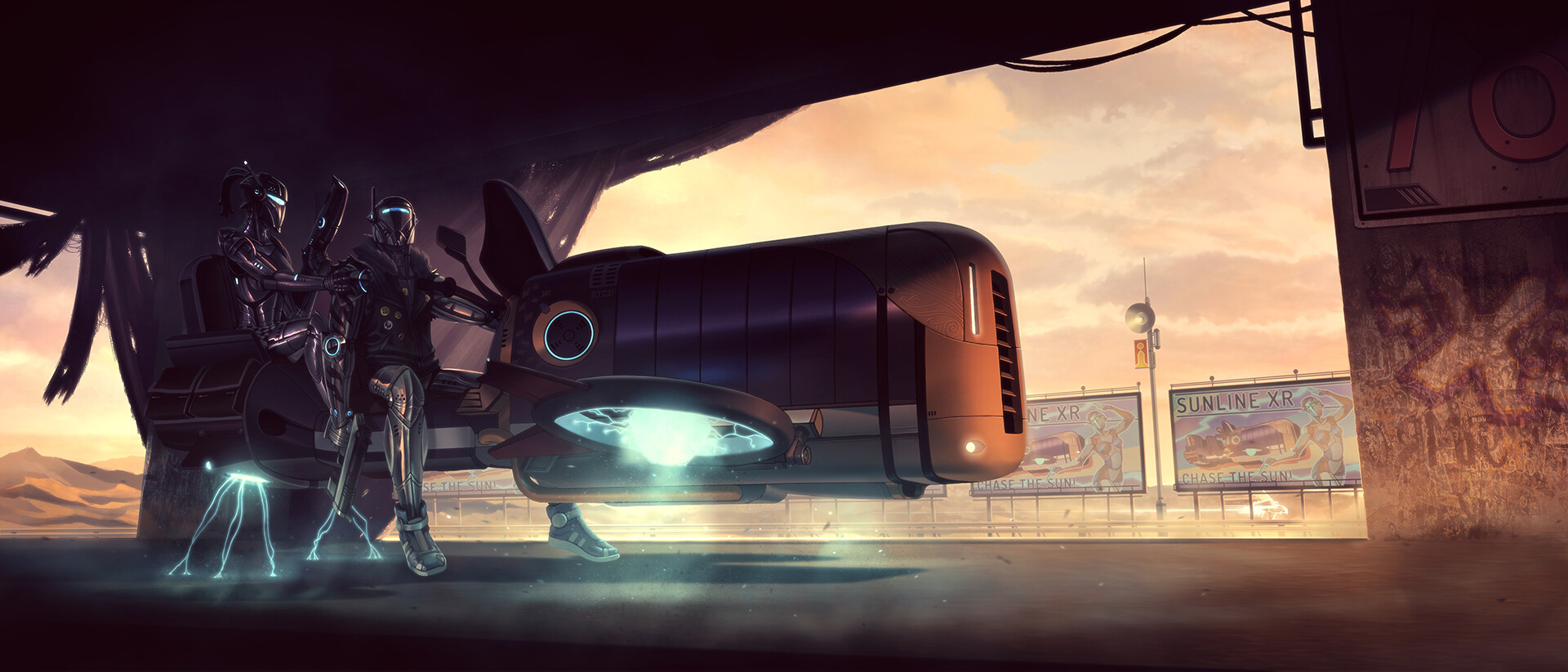 ArtStation - Solarpunk- Chase The Sun