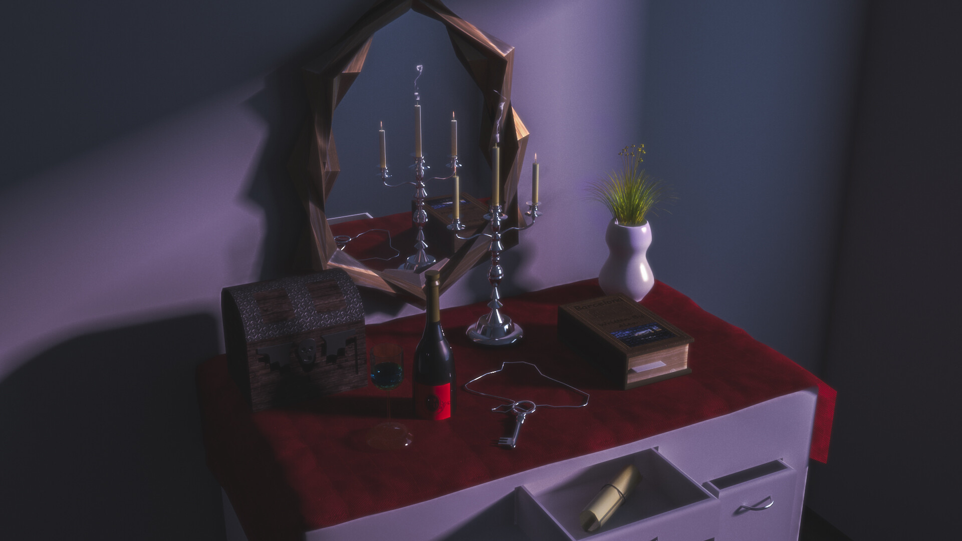 ArtStation - Table with props
