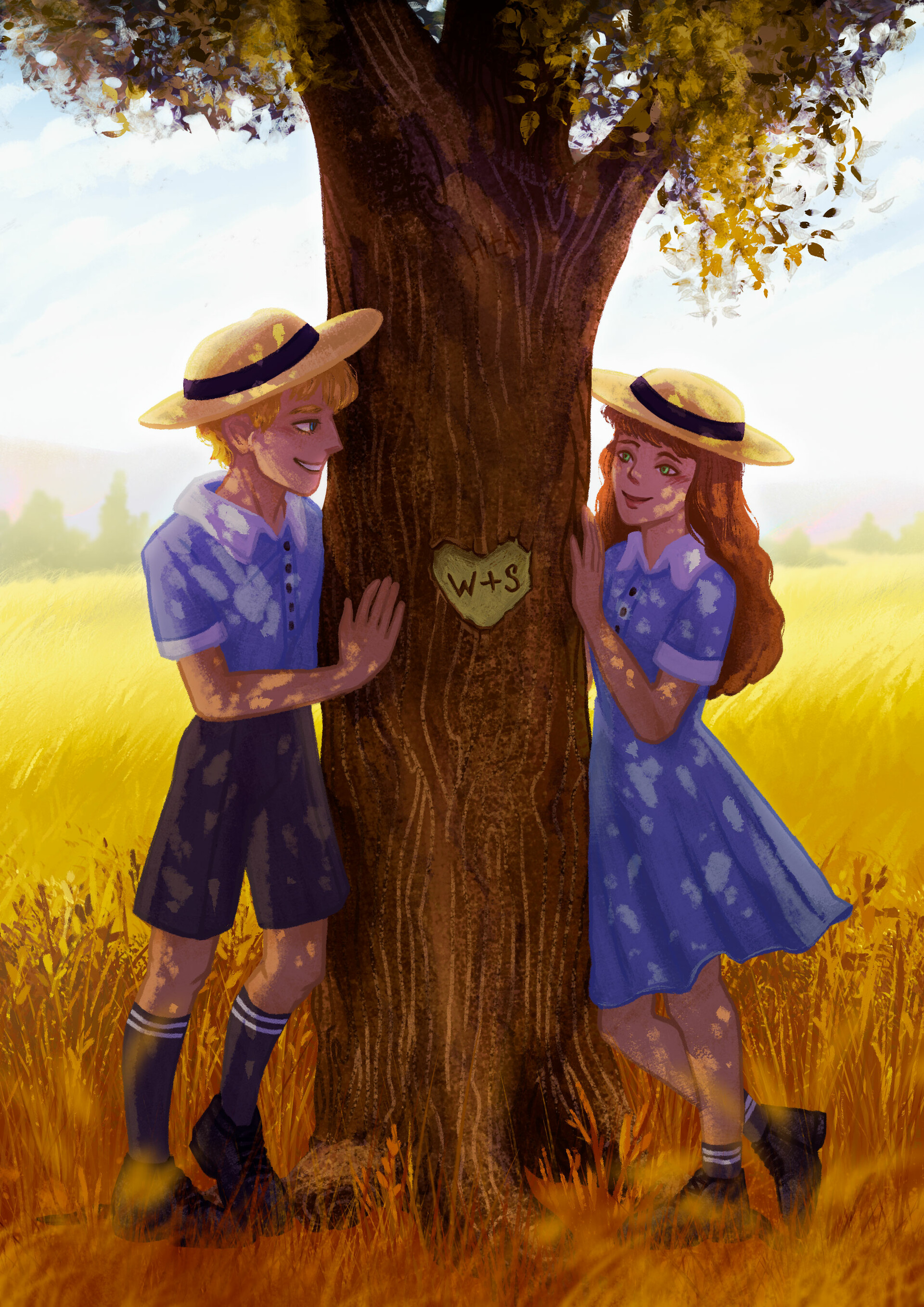 ArtStation - First school love