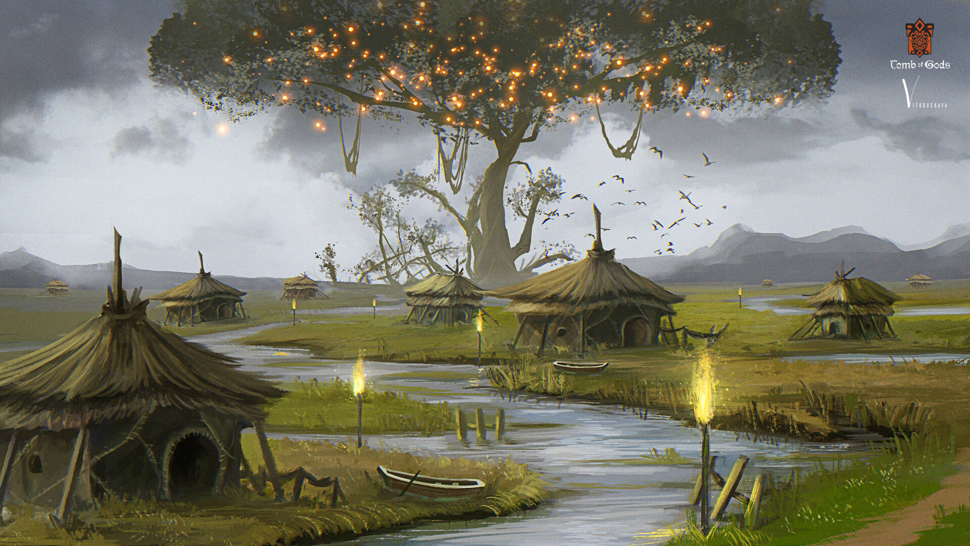ArtStation - Swamp Settlement