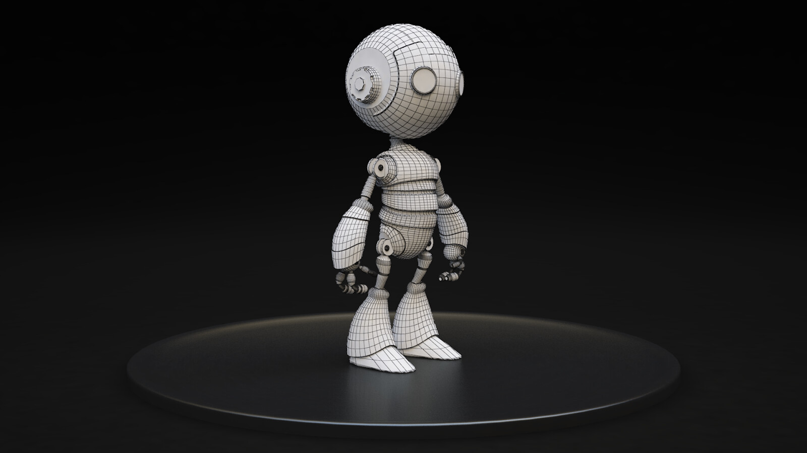 ArtStation - Robo modelling, texturing and lightning