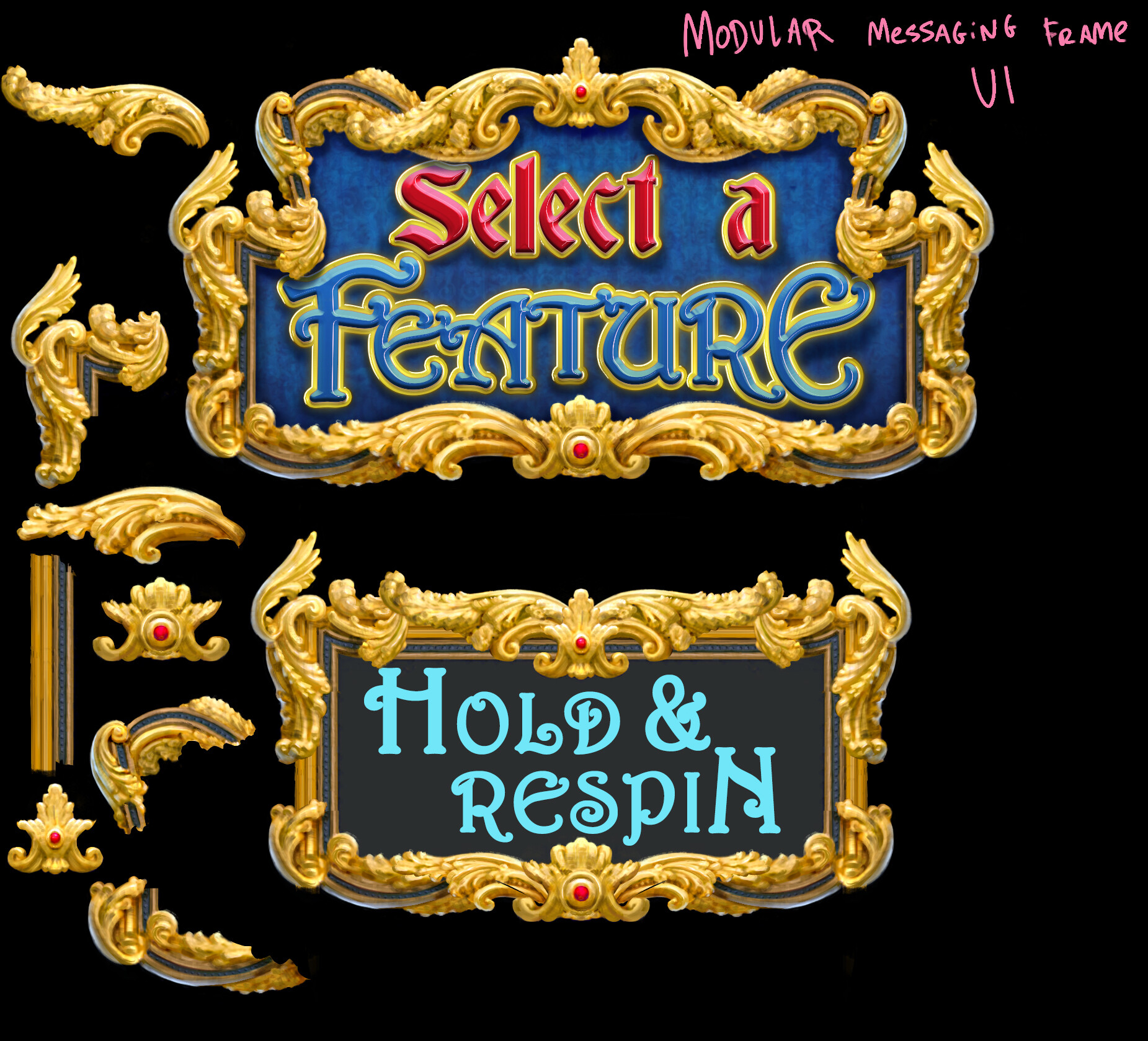 ArtStation - Modular frame UI