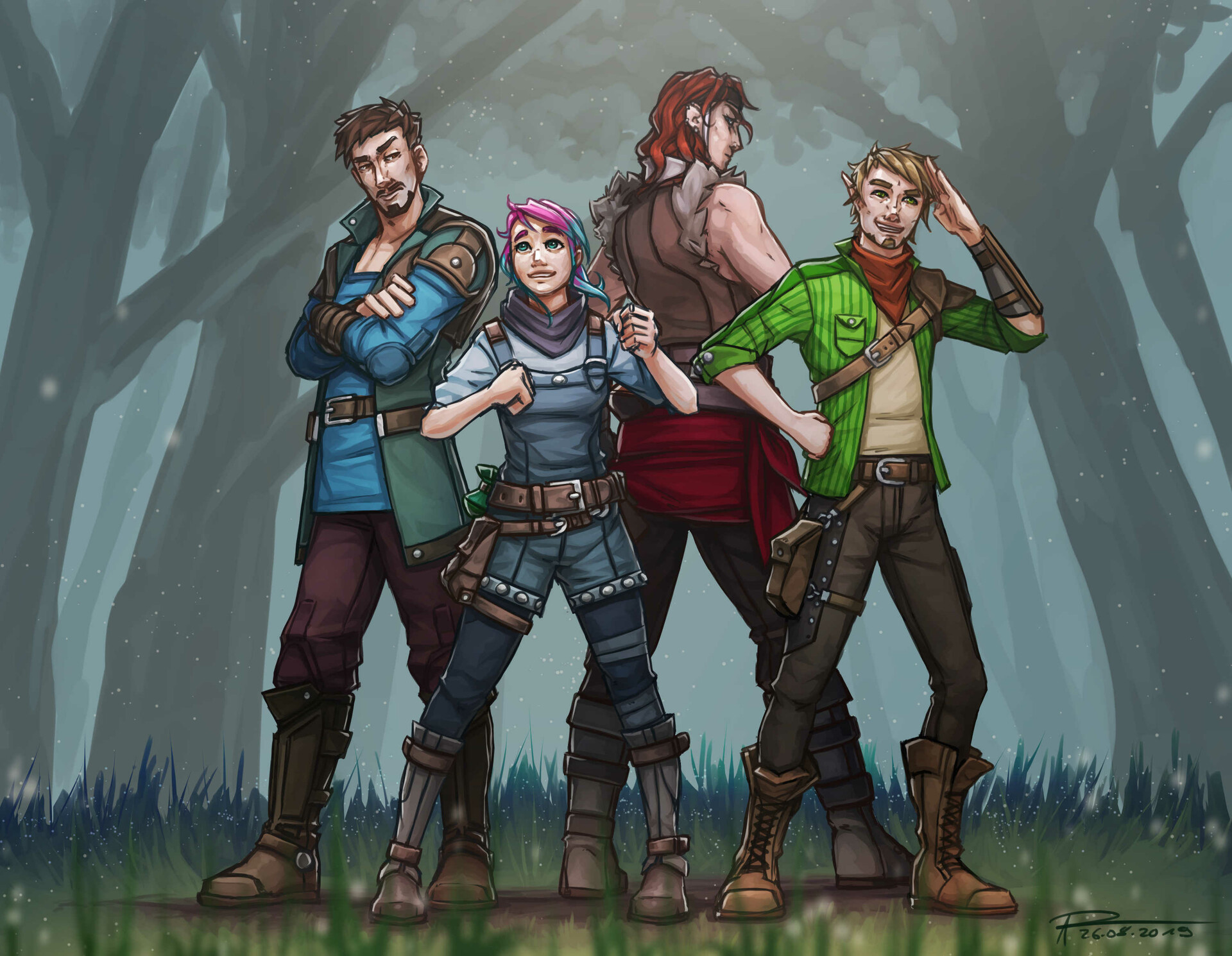 ArtStation - Das Homunculus Protokoll: Main Characters