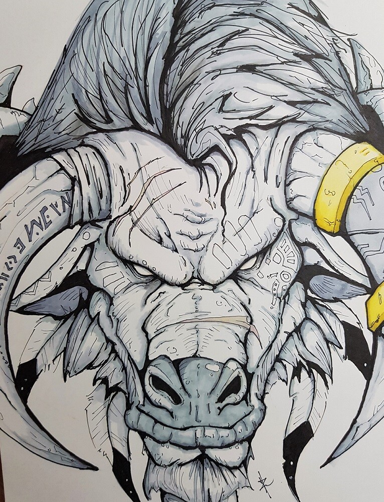 ArtStation - Tauren Warrior