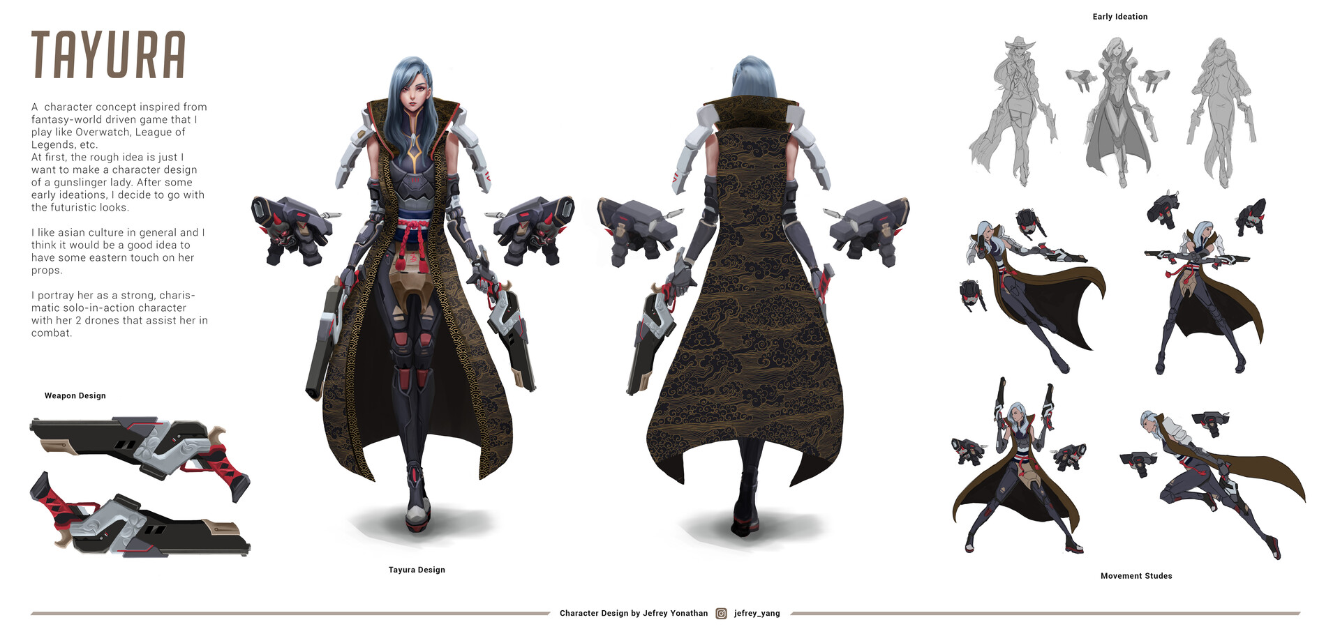 ArtStation - TAYURA - Samurai Gunslinger Lady