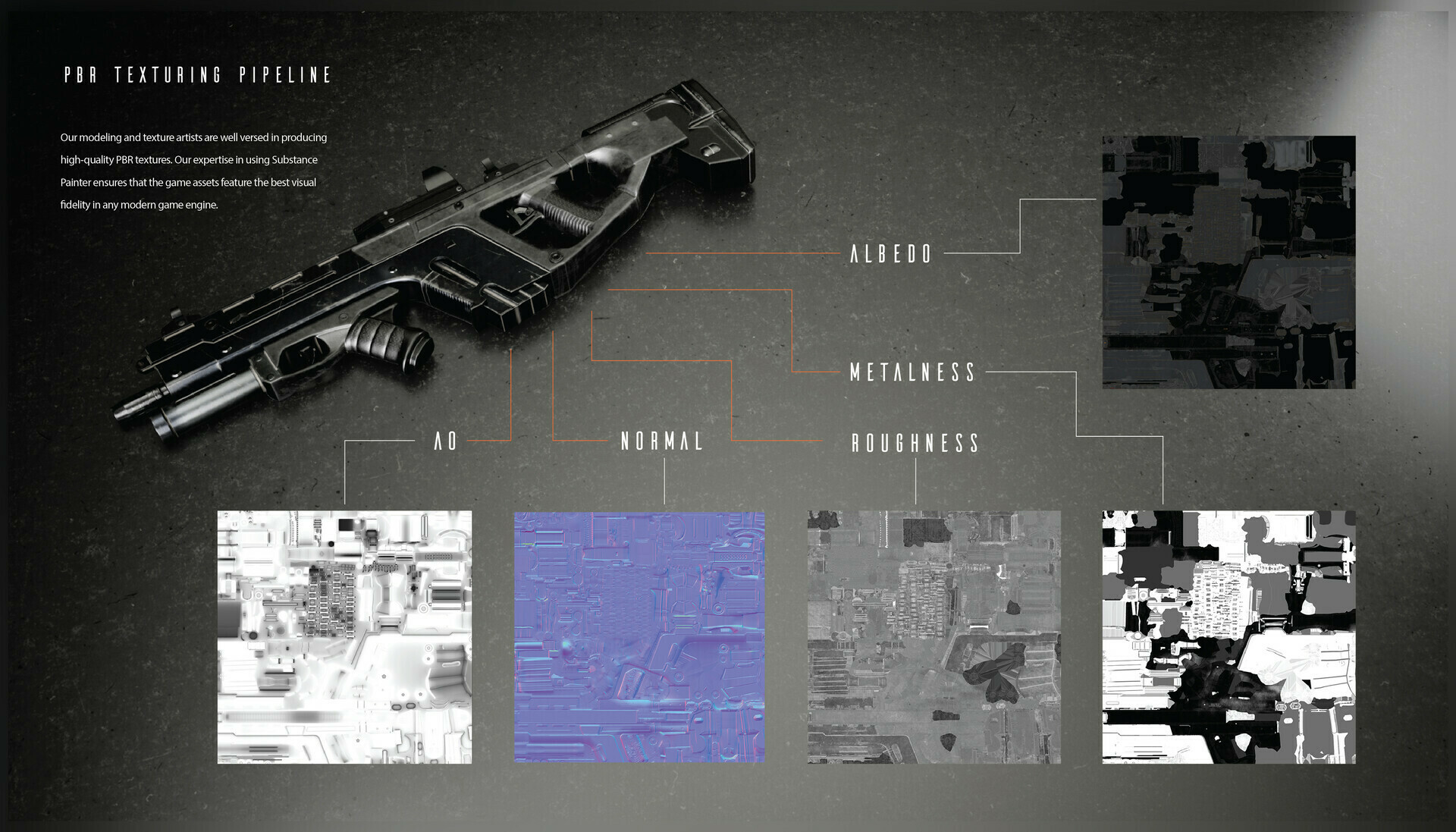 Ashis Deb - Cyberpunk Assault Rifle