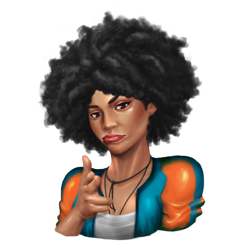 ArtStation - Afro_girl