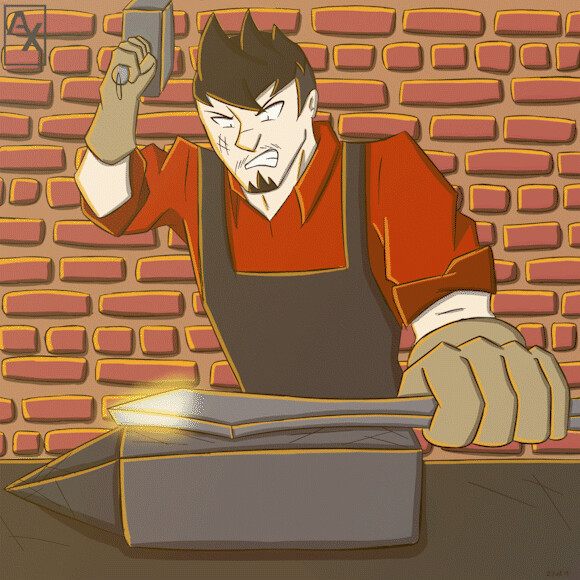 ArtStation - Blacksmith GIF