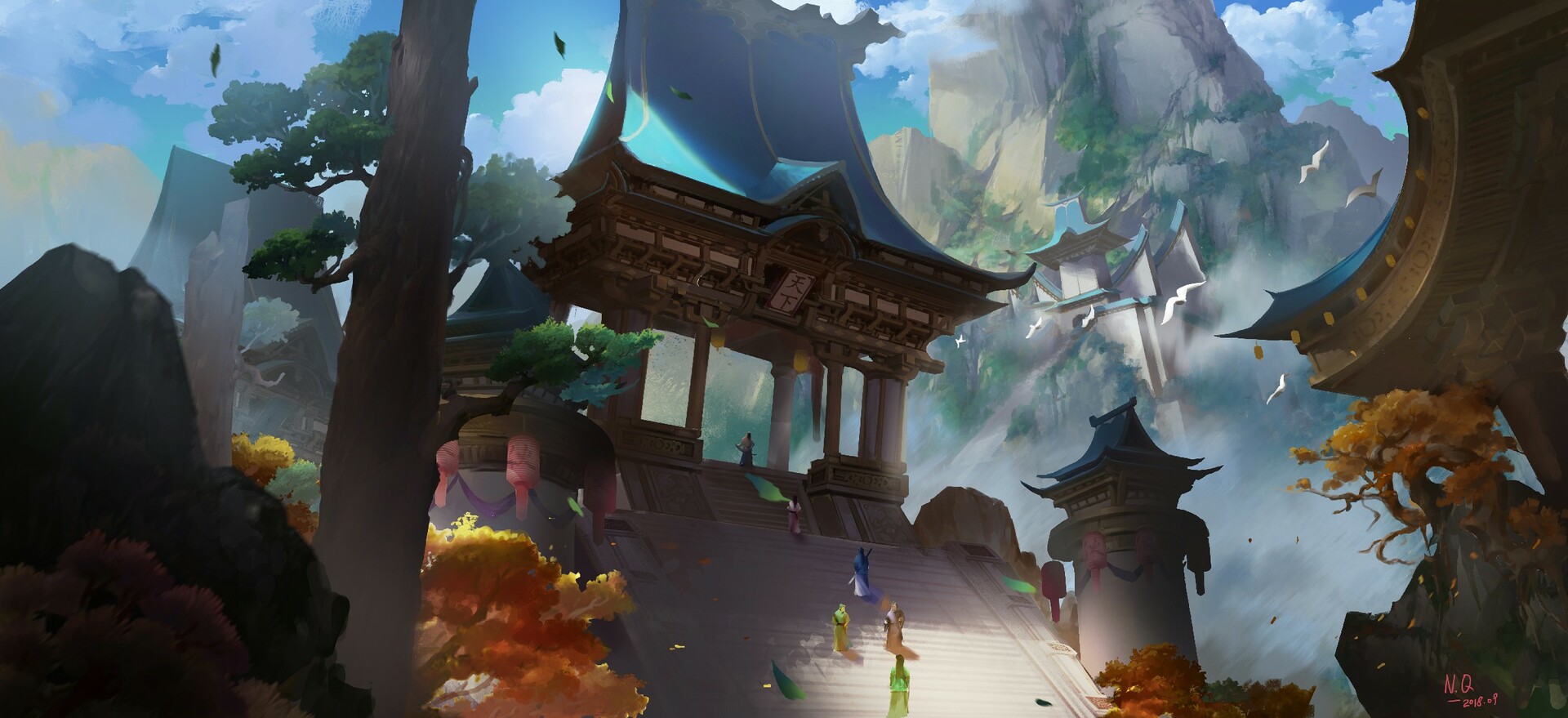 ArtStation - Sects scene