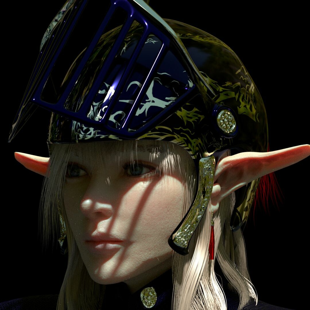 ArtStation - Elf_soldier_3, portrait