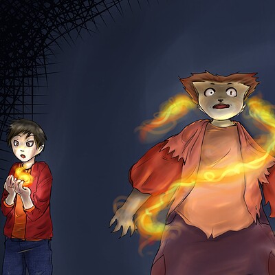 Human Transforming Into Delphox