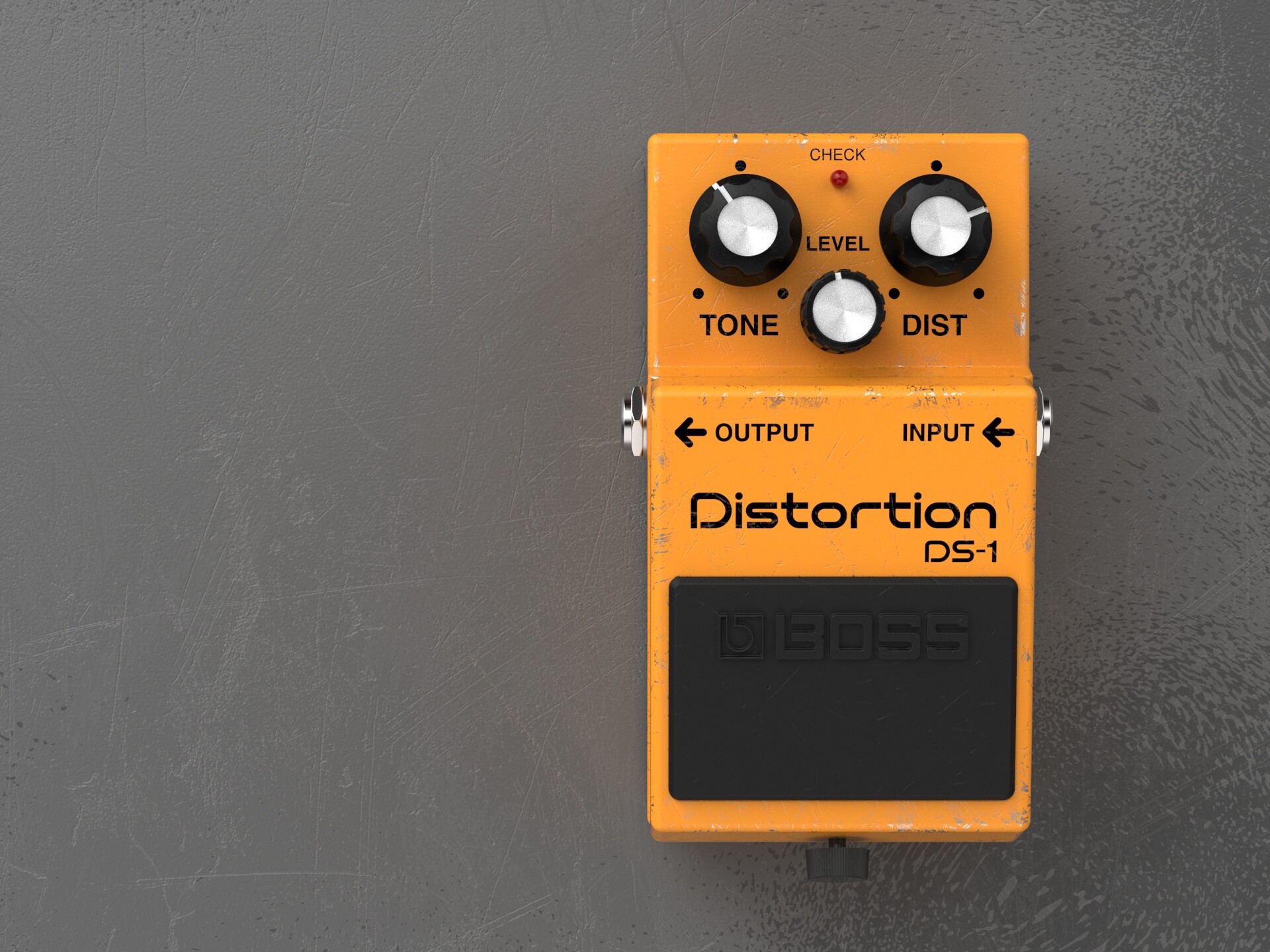 ArtStation - Worn Boss DS1 - Material Study