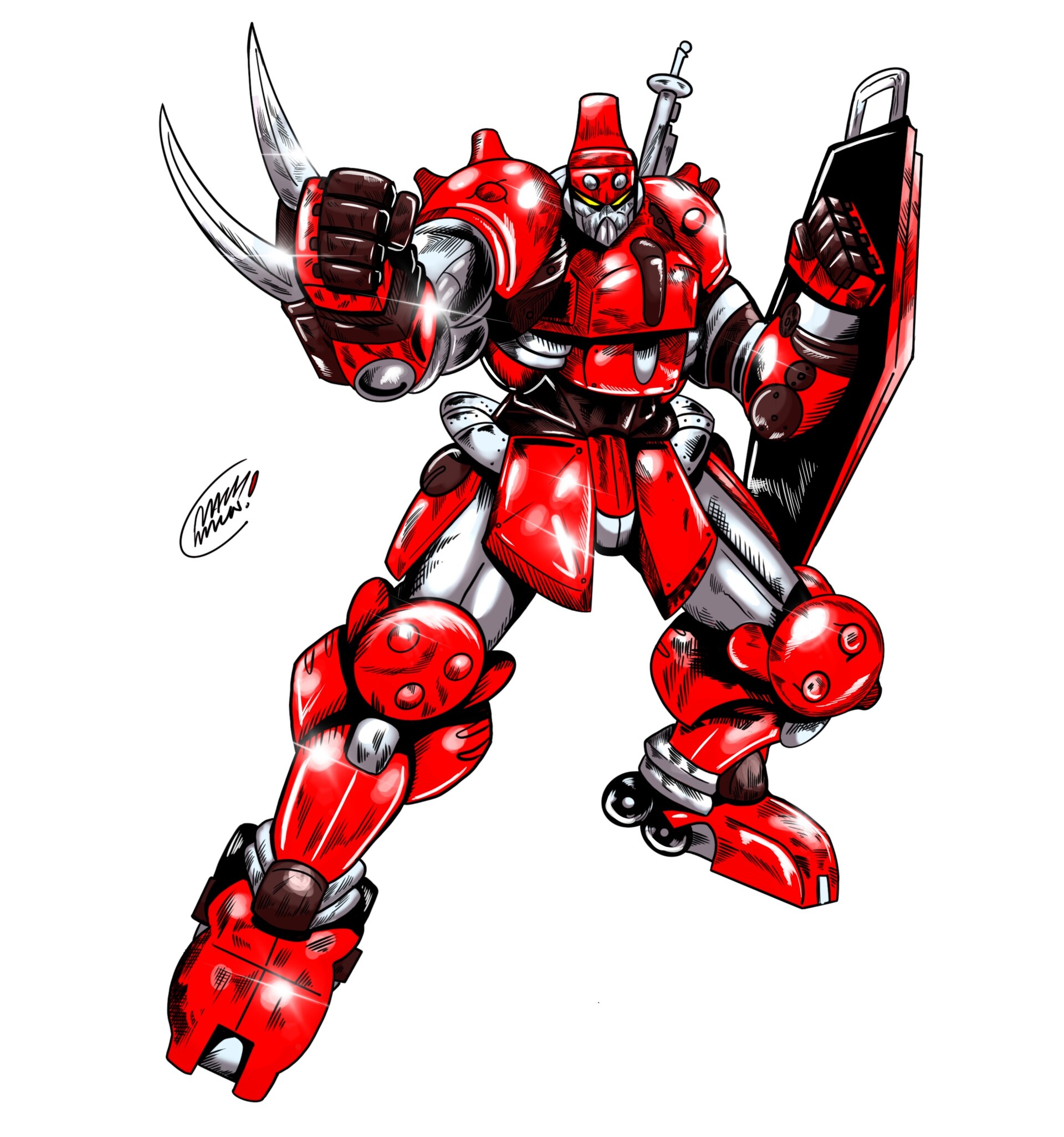 ArtStation - Tech Romancer Reboot- Bloodia