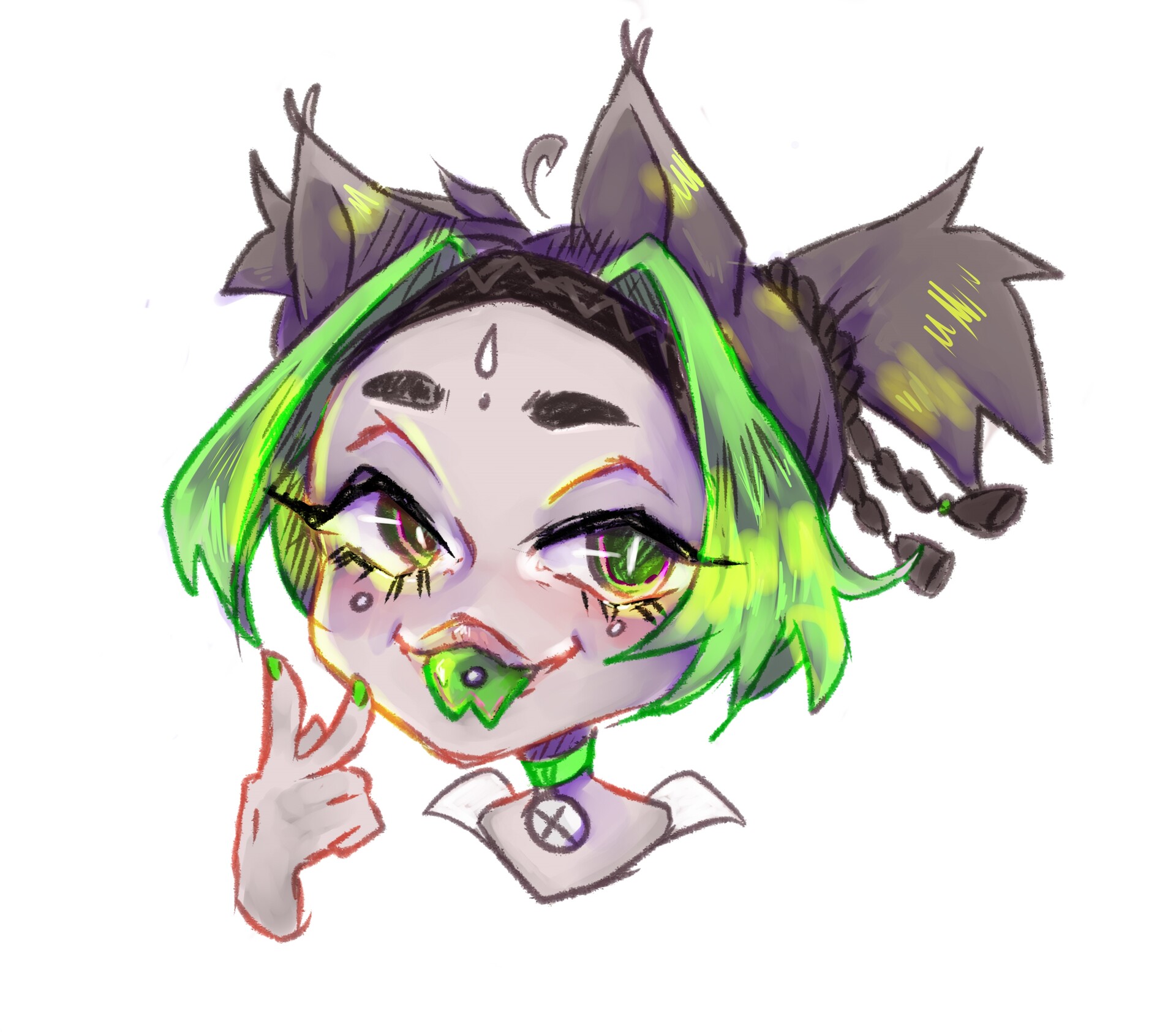 ArtStation - Small chibi drawing process