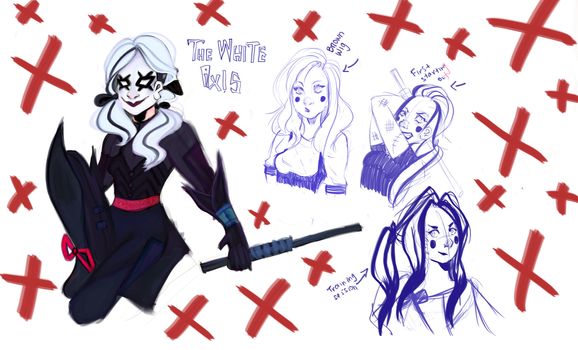 ArtStation - The White Axis Character Sheet