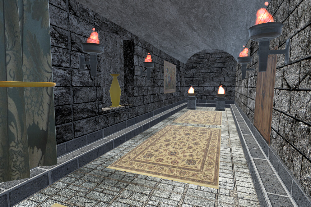 Kyle Huynh - Medieval Castle Hallway