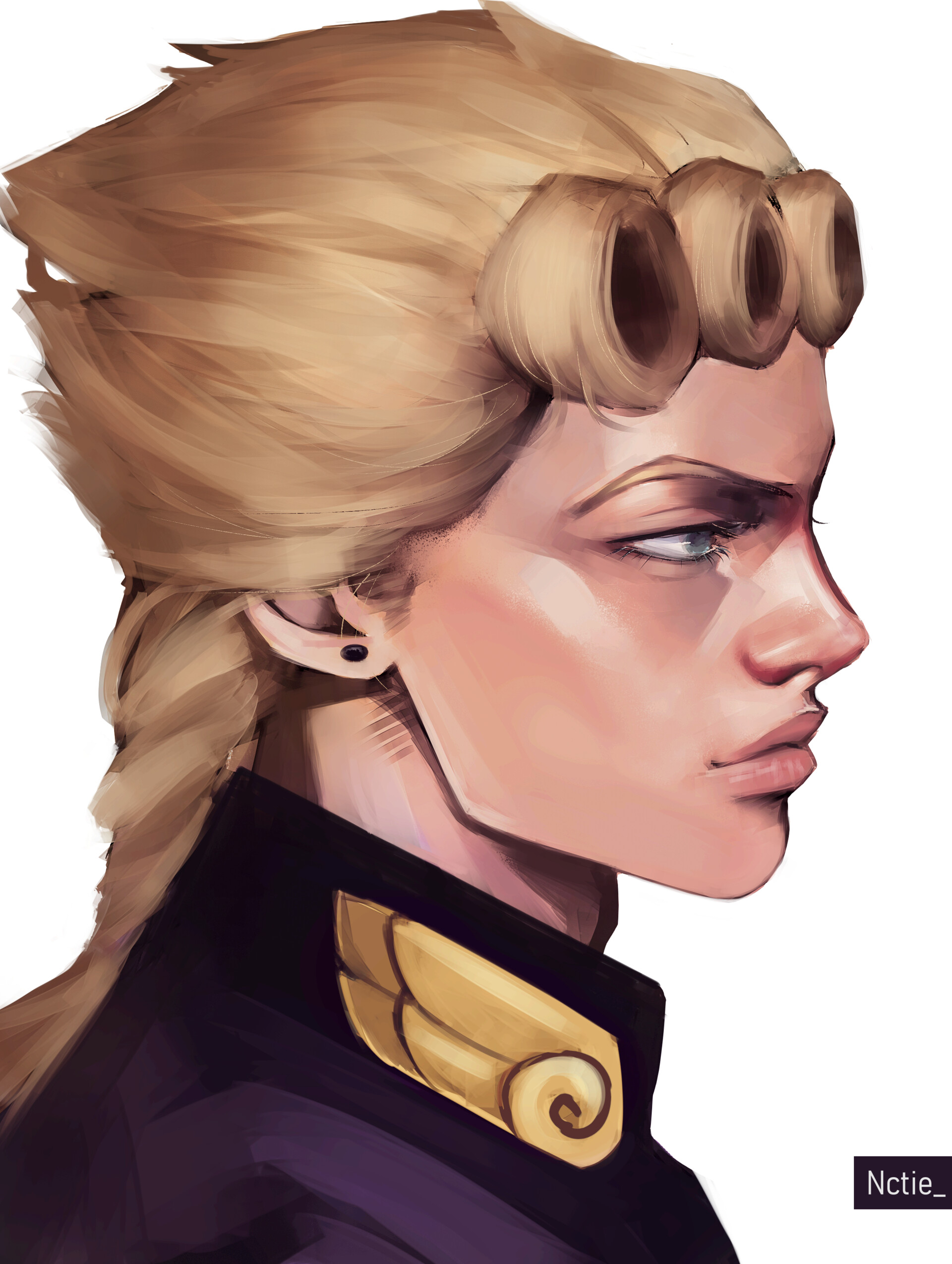 ArtStation - Giorno Giovanna - jjba Golden Wind FanArt