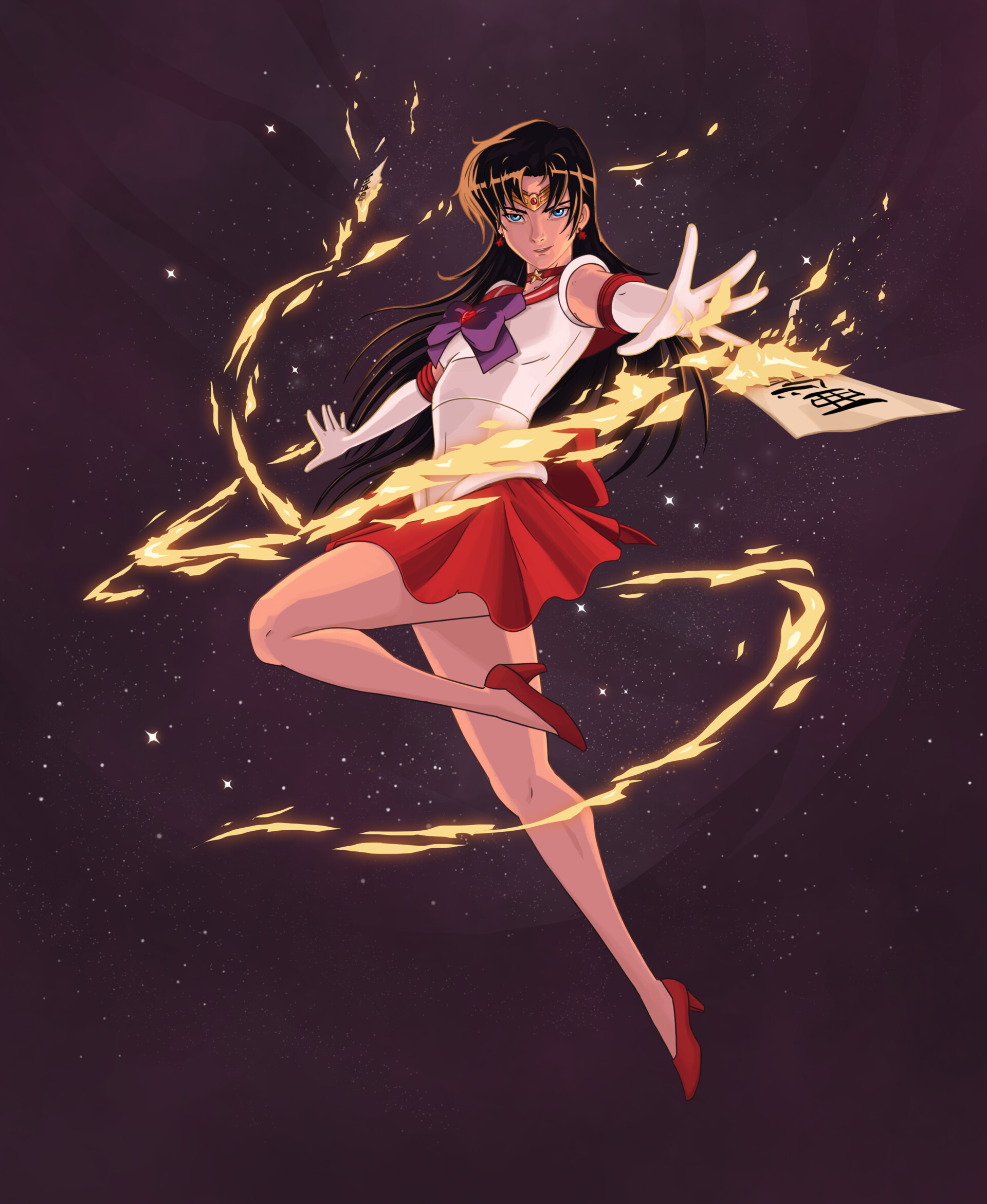 Sailor Mars Drawings