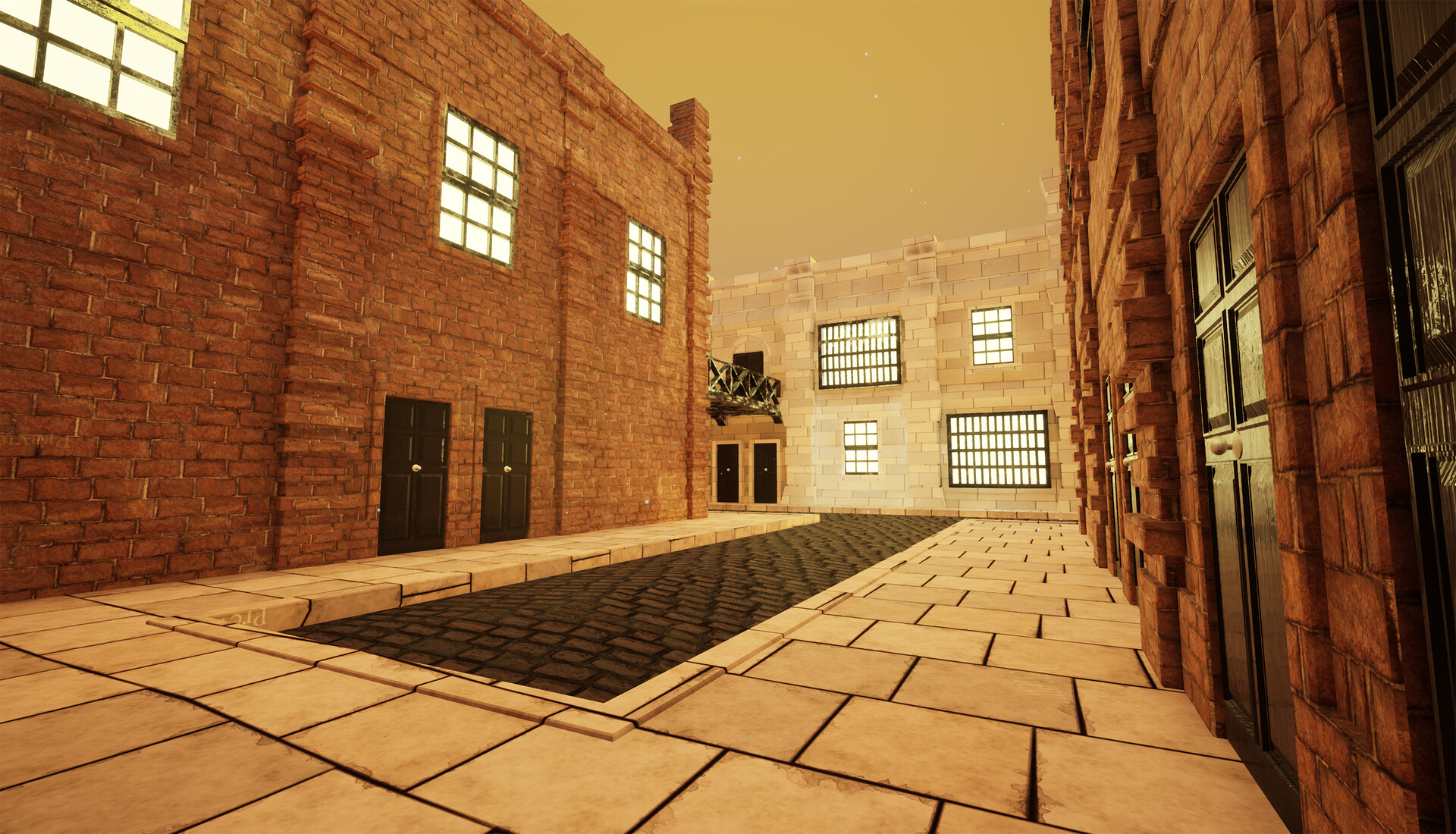 ArtStation - London Street Modular Environment Process