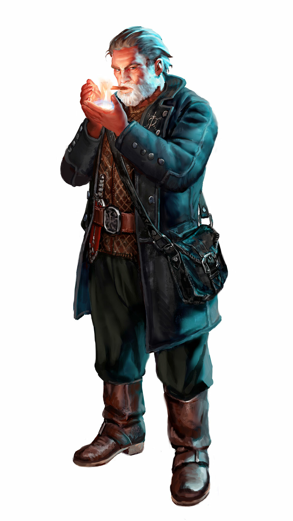 Javier Charro - "The Chain" Characters and scene