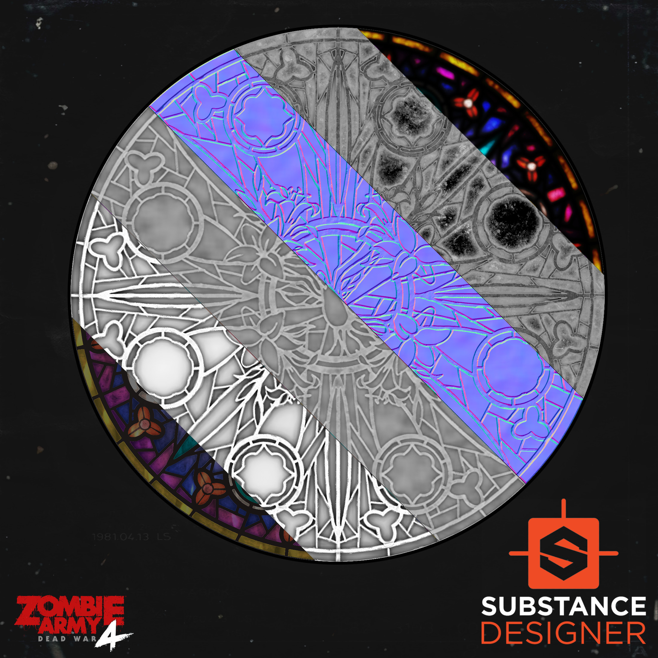 William Butterworth - Zombie Army 4: Dead War | Facade Stained Glass