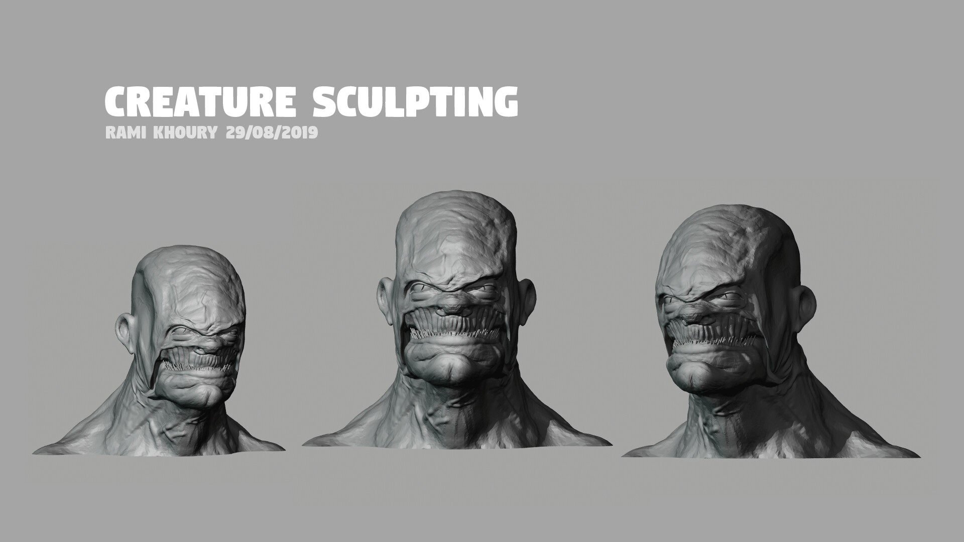ArtStation - Creature sculpting