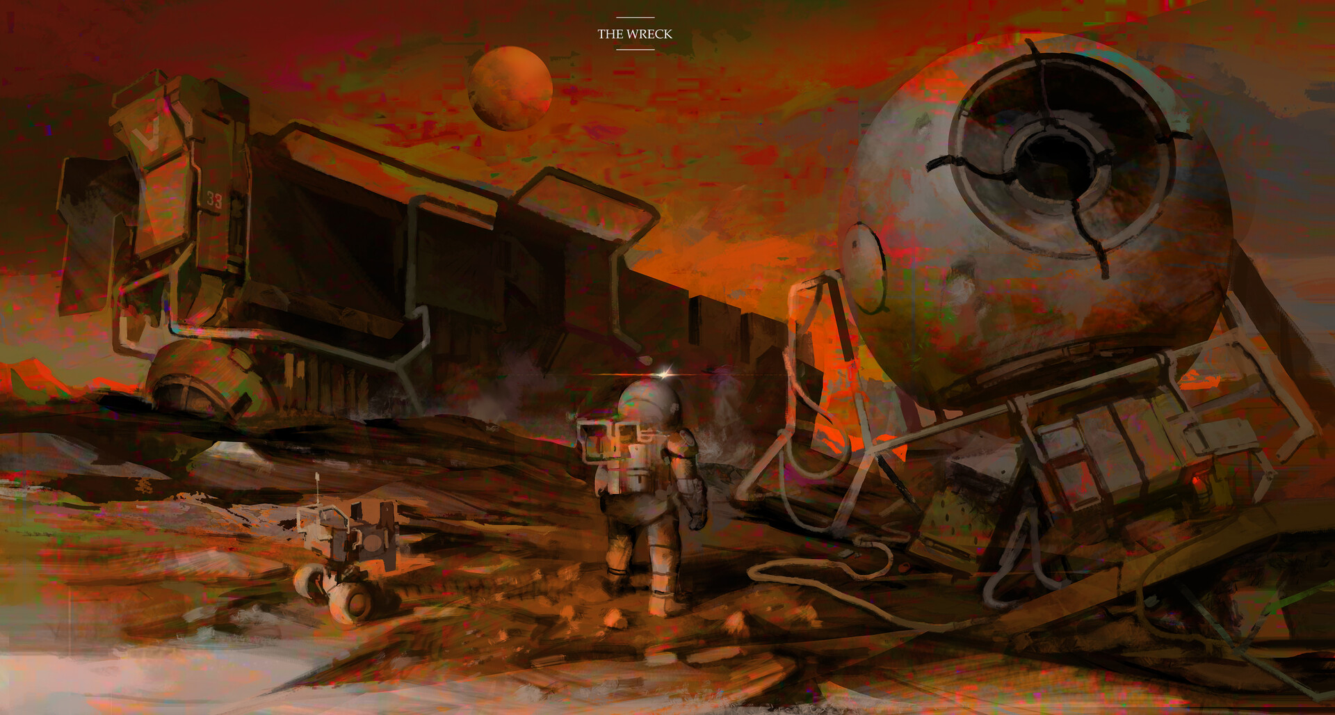 The Wreck by Guillaume Menuel : r/ImaginaryAstronauts