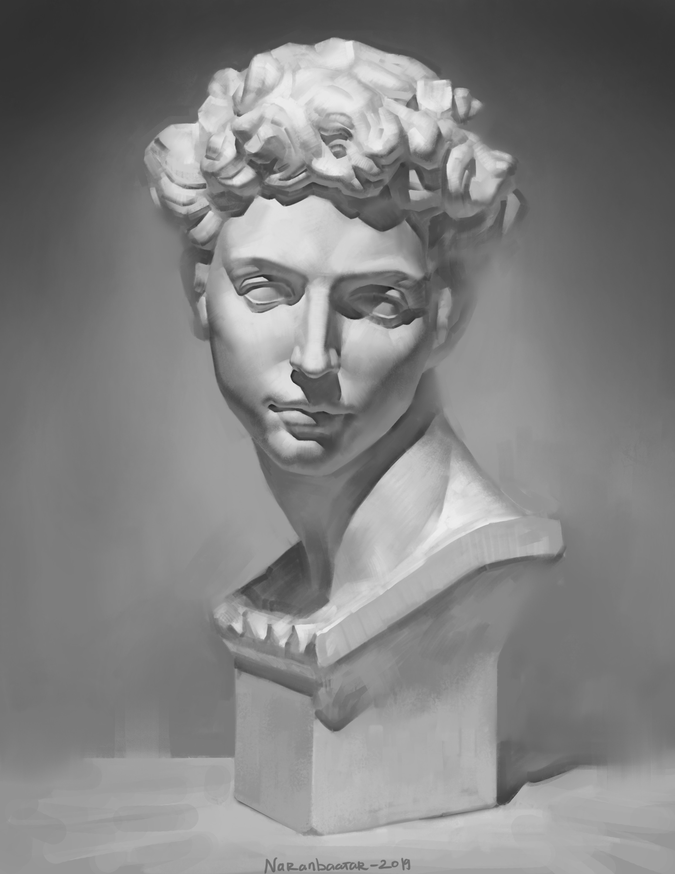 Naranbaatar Ganbold - Portrait studies