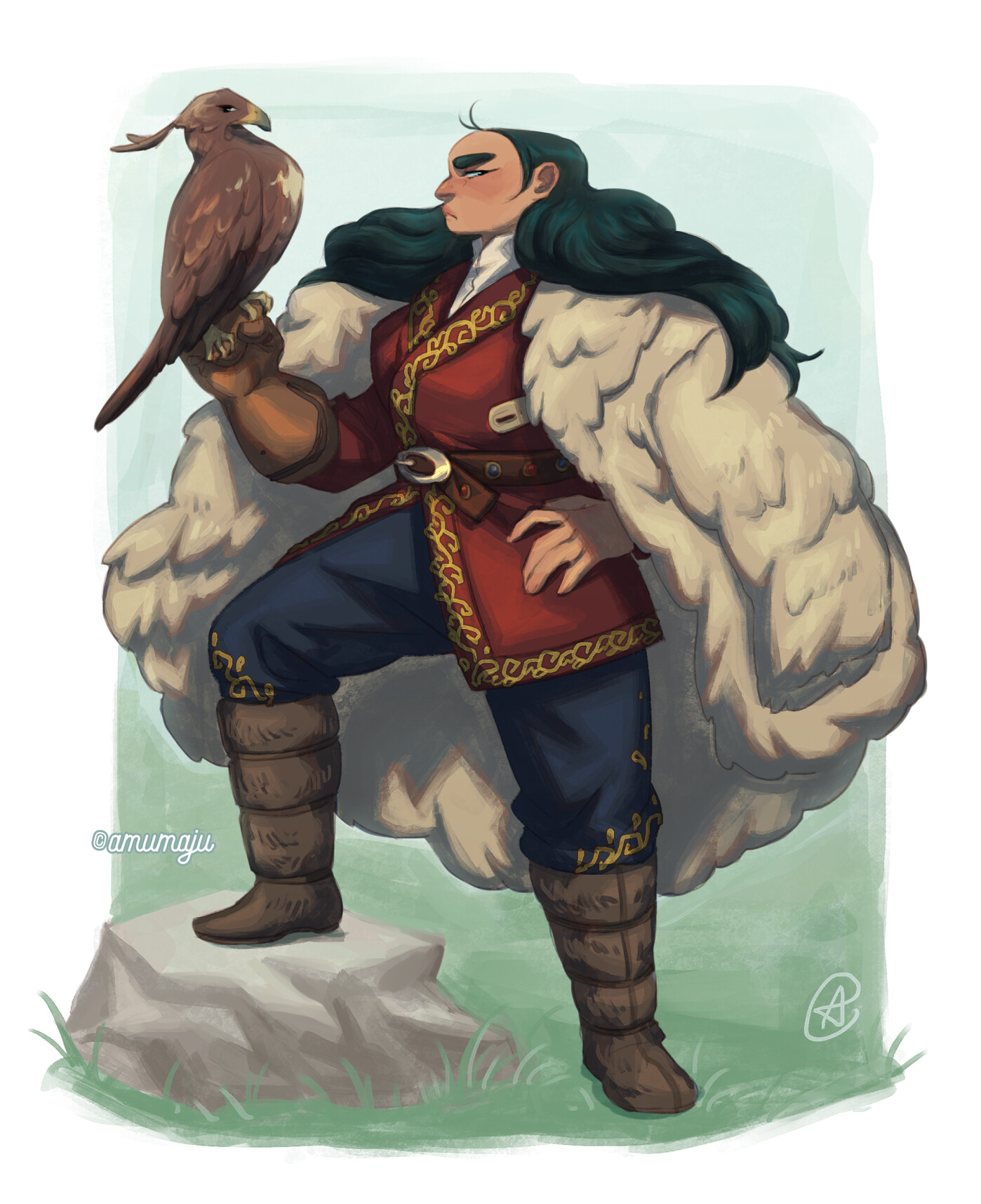 ArtStation - CDC - Mongolian Eagle Hunter