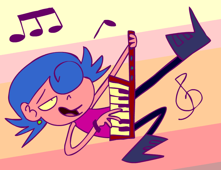 keytar lady