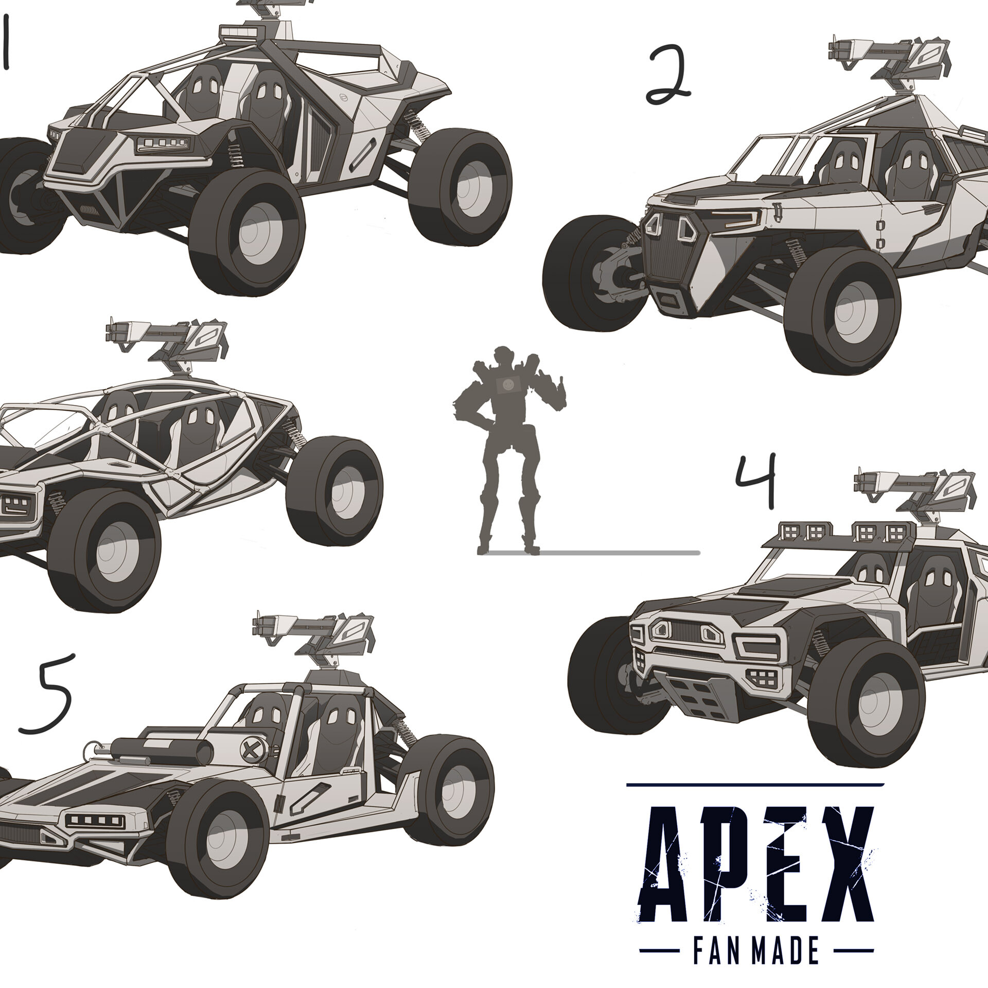 Dalex Smith - Fan-Made Apex Legends vehicle concept