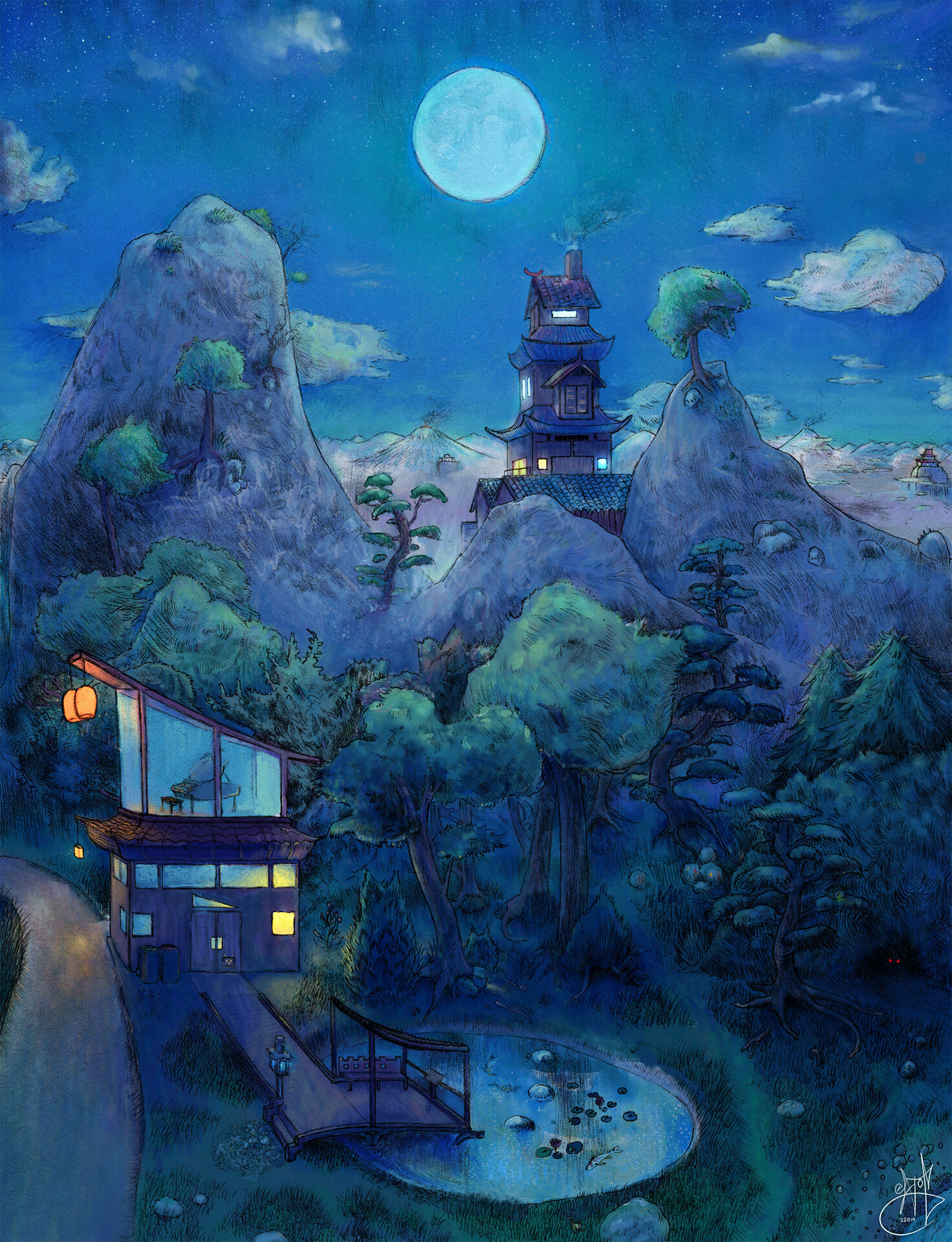 ArtStation - Future Stories (Night-time version)