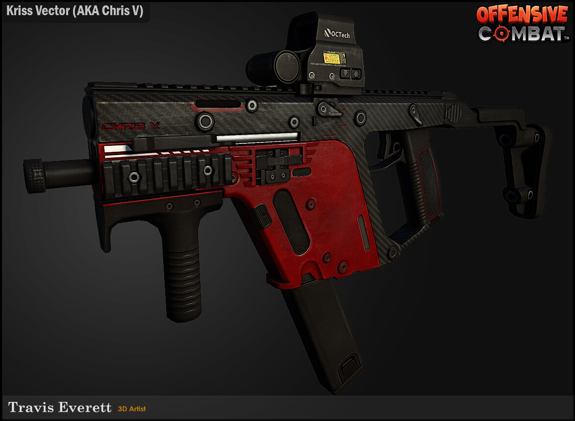 Travis Everett - Kriss Vector (AKA Chris V) - Offensive Combat (2012-14)