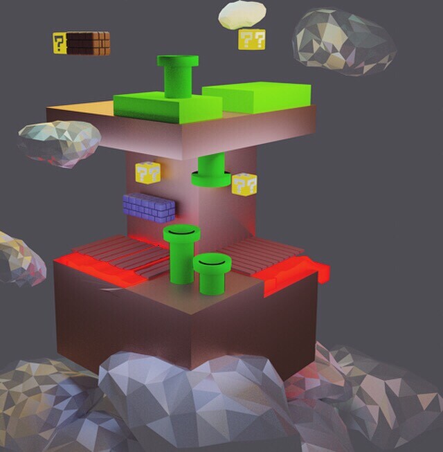 ArtStation - Mario Island (Progression)