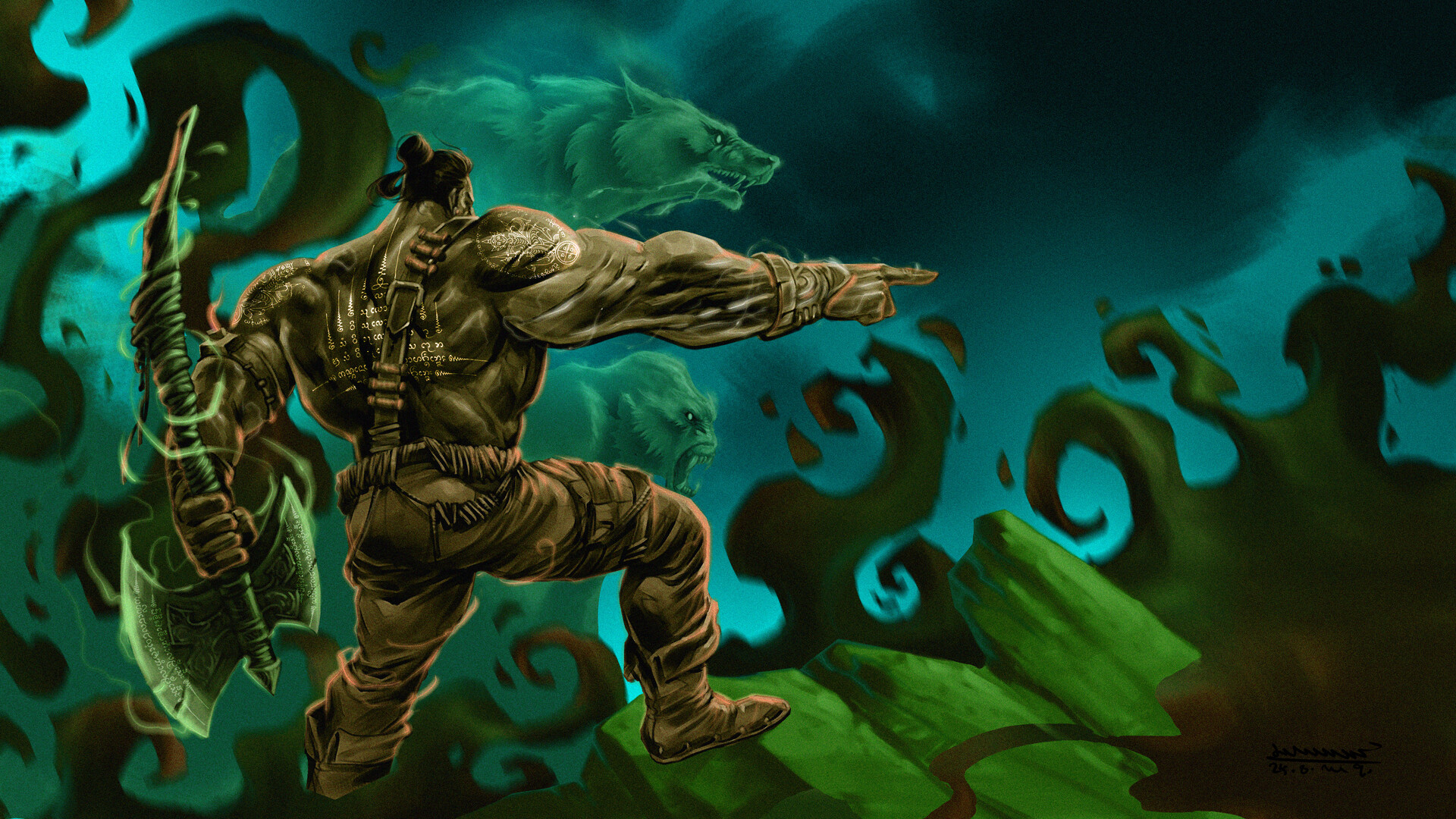 ArtStation - burmese warrior