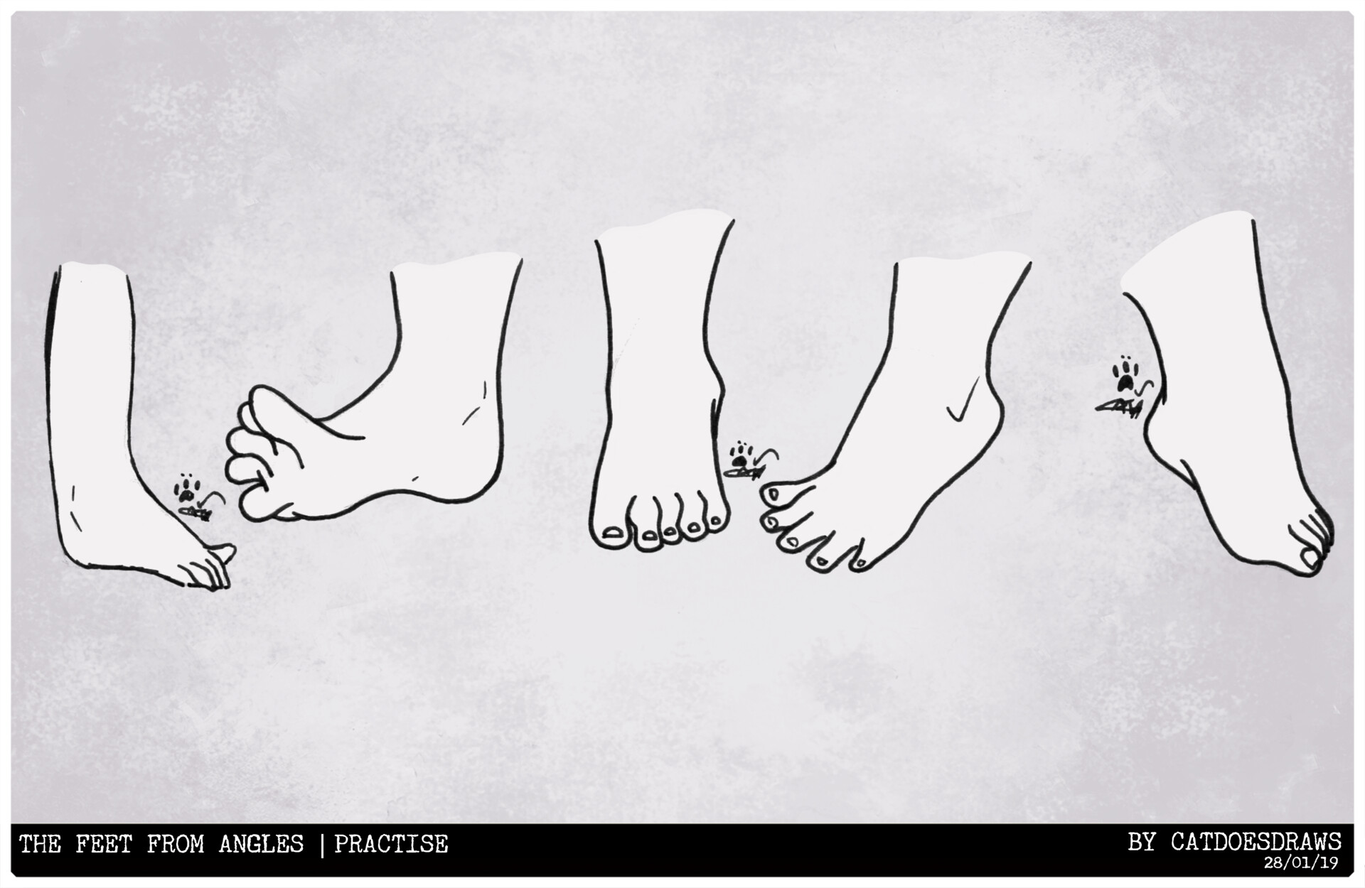 ArtStation - [PRACTICE] The feet from angles