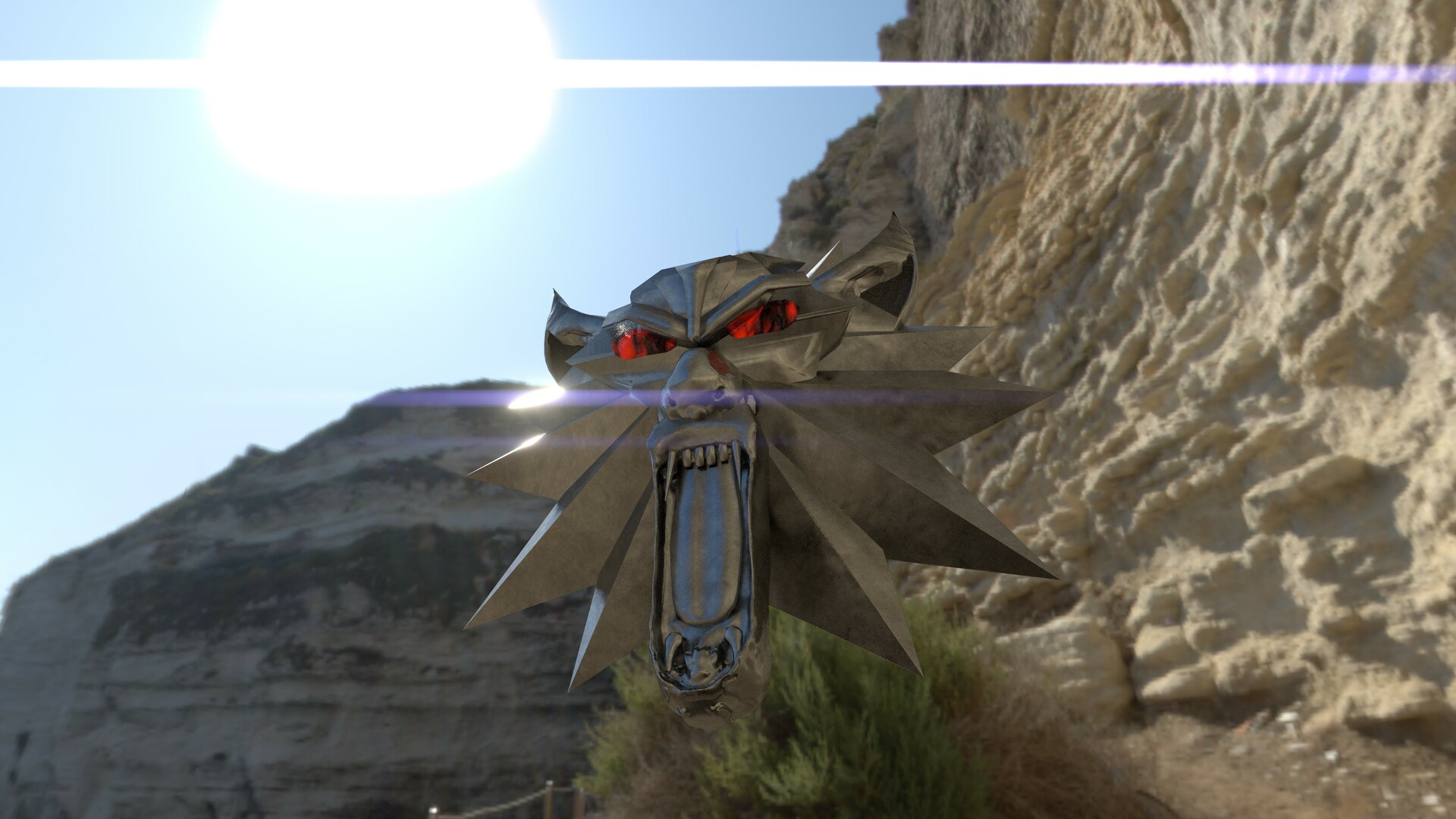 ArtStation - Witcher medallion