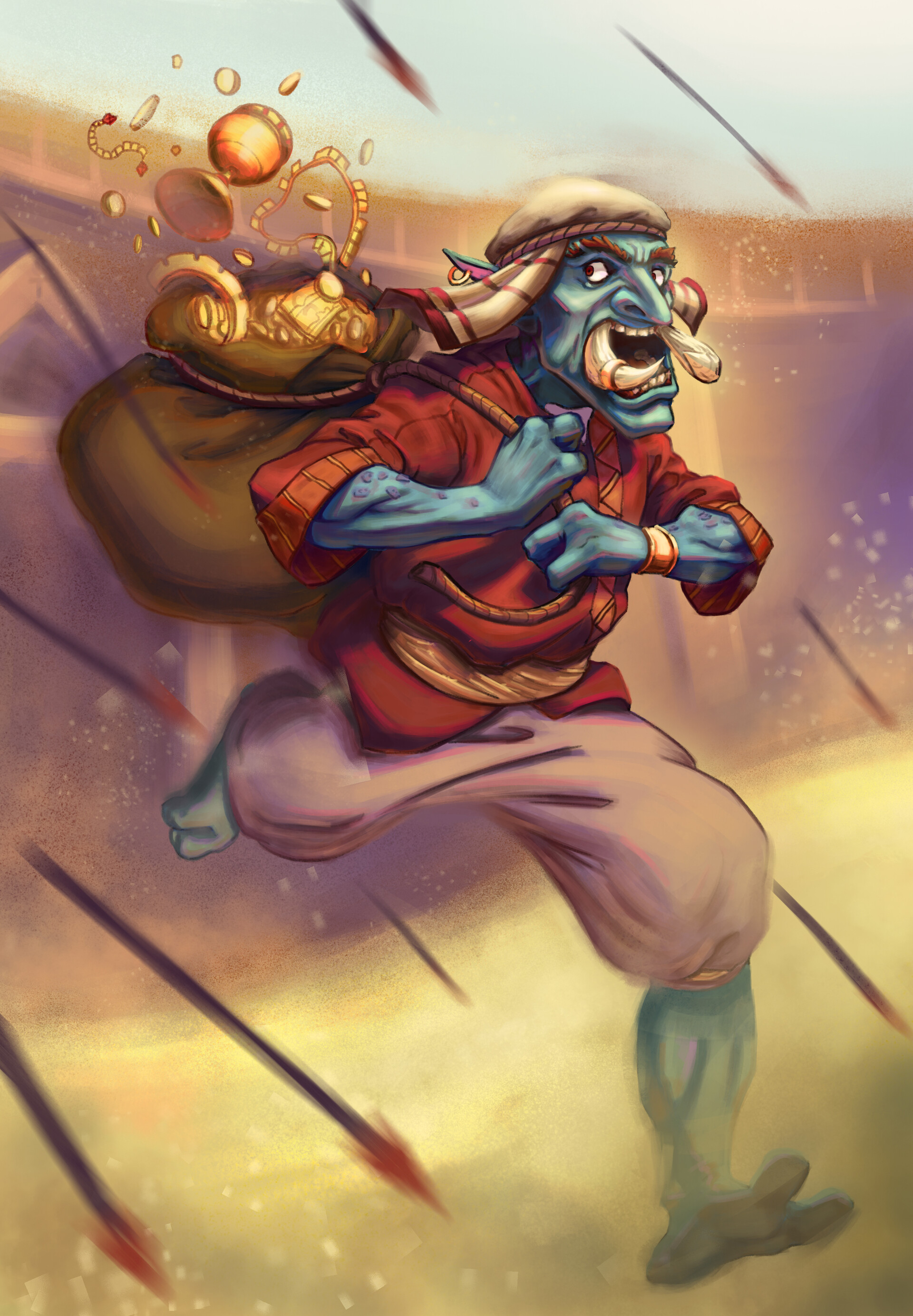 ArtStation - Desert Thief, Alef Mengali