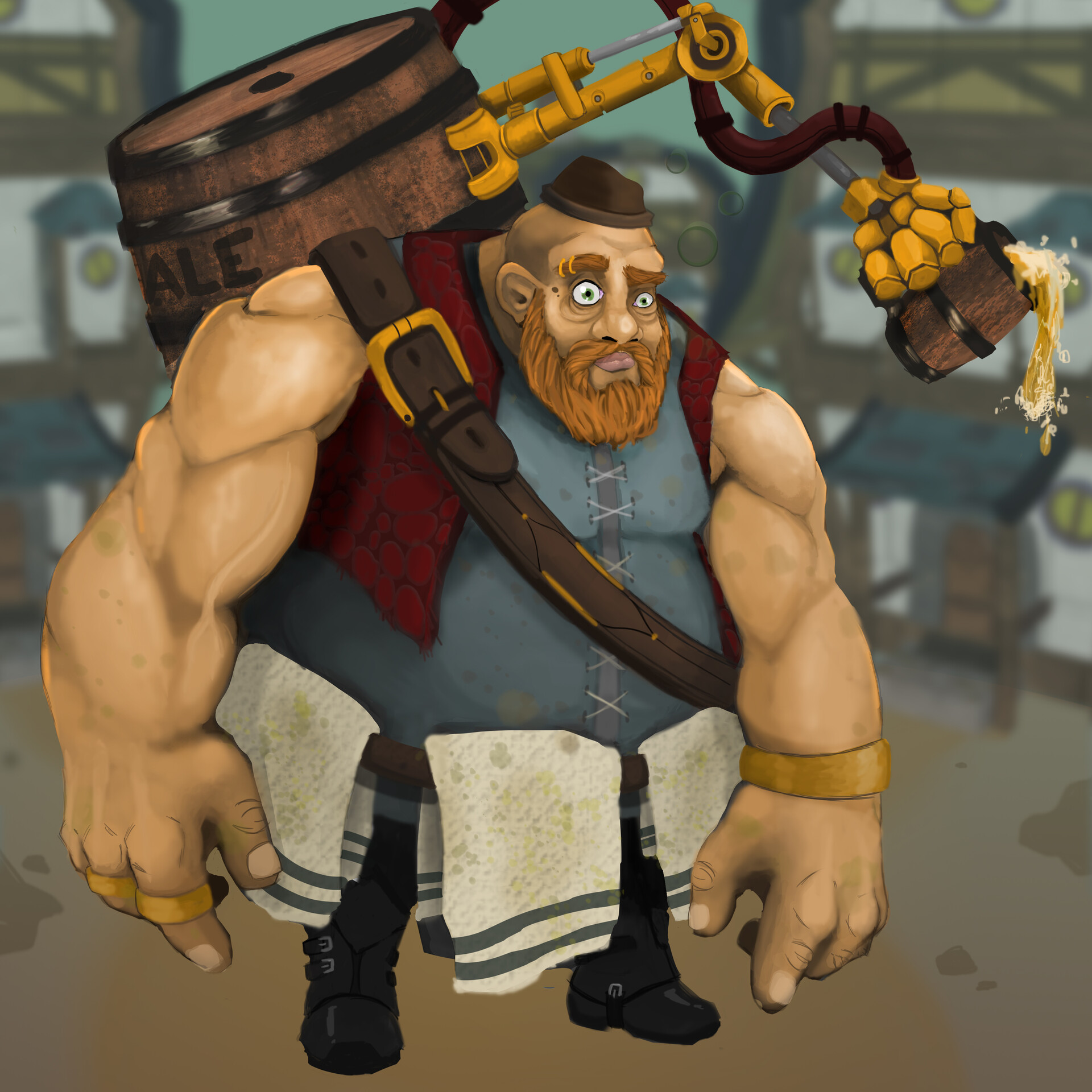 ArtStation - Roaming Barkeep