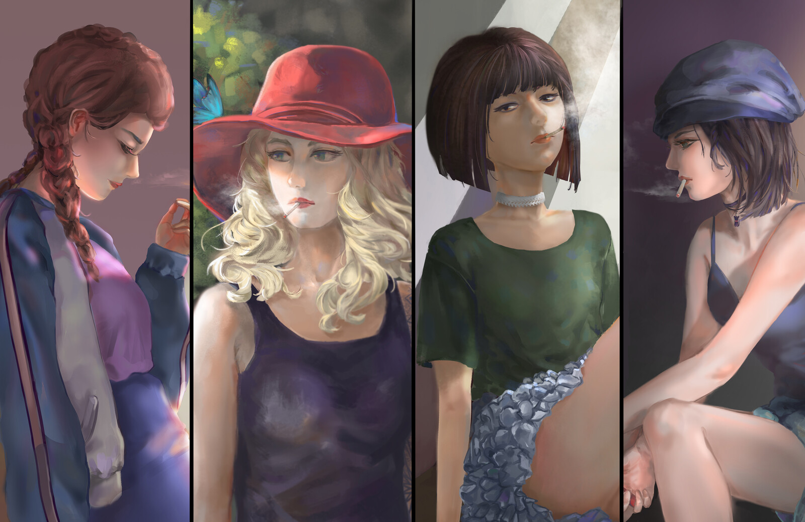 Mintspiritefactory - Dead by Daylight girls somking ver.