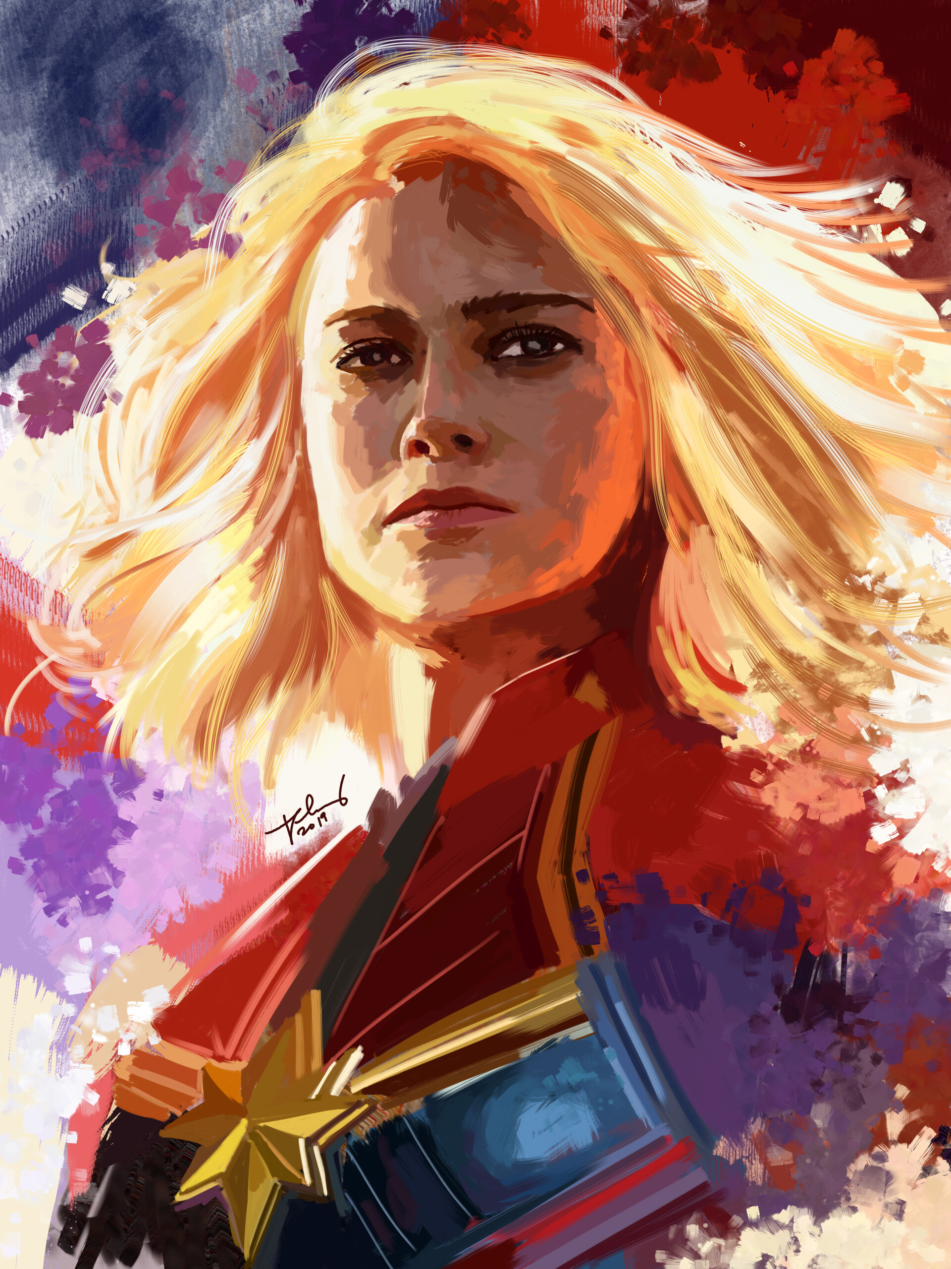 ArtStation - Captain Marvel