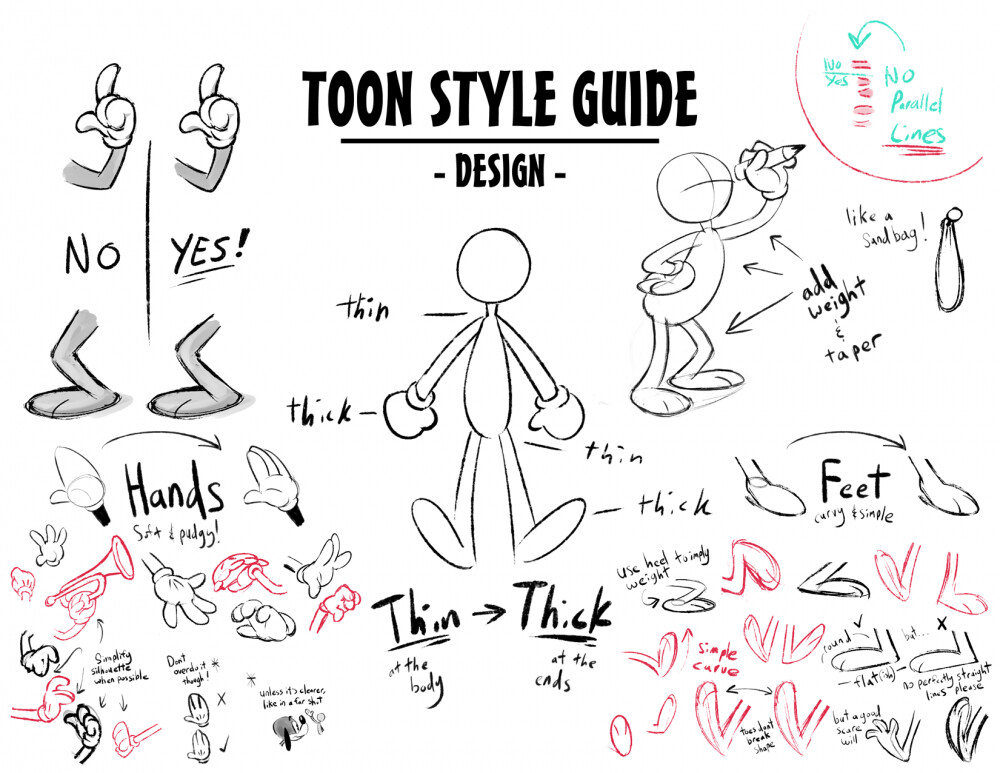 ArtStation - Toontown Rewritten - Character Art Direction & Style Guides