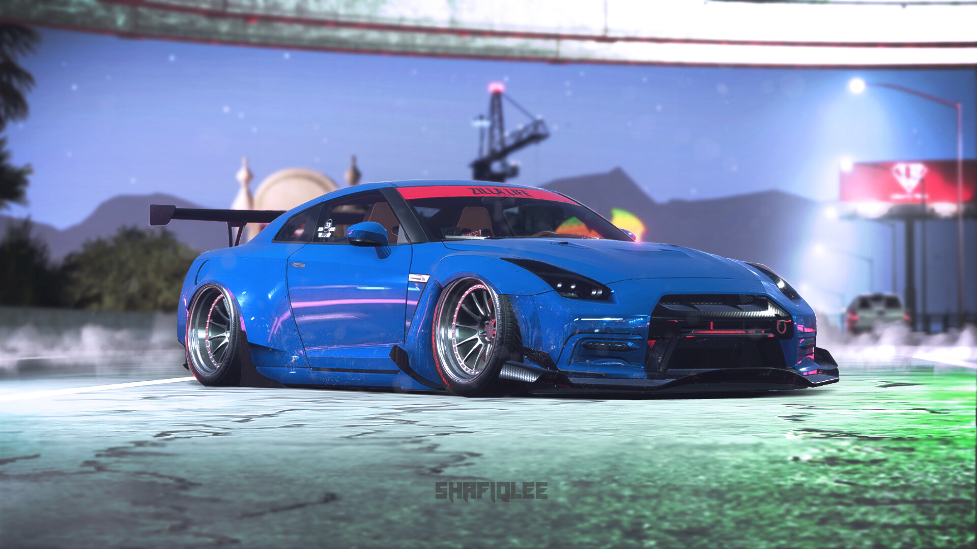 Shafiq Lee - Simple/ Clean Blue GT-R (R35)