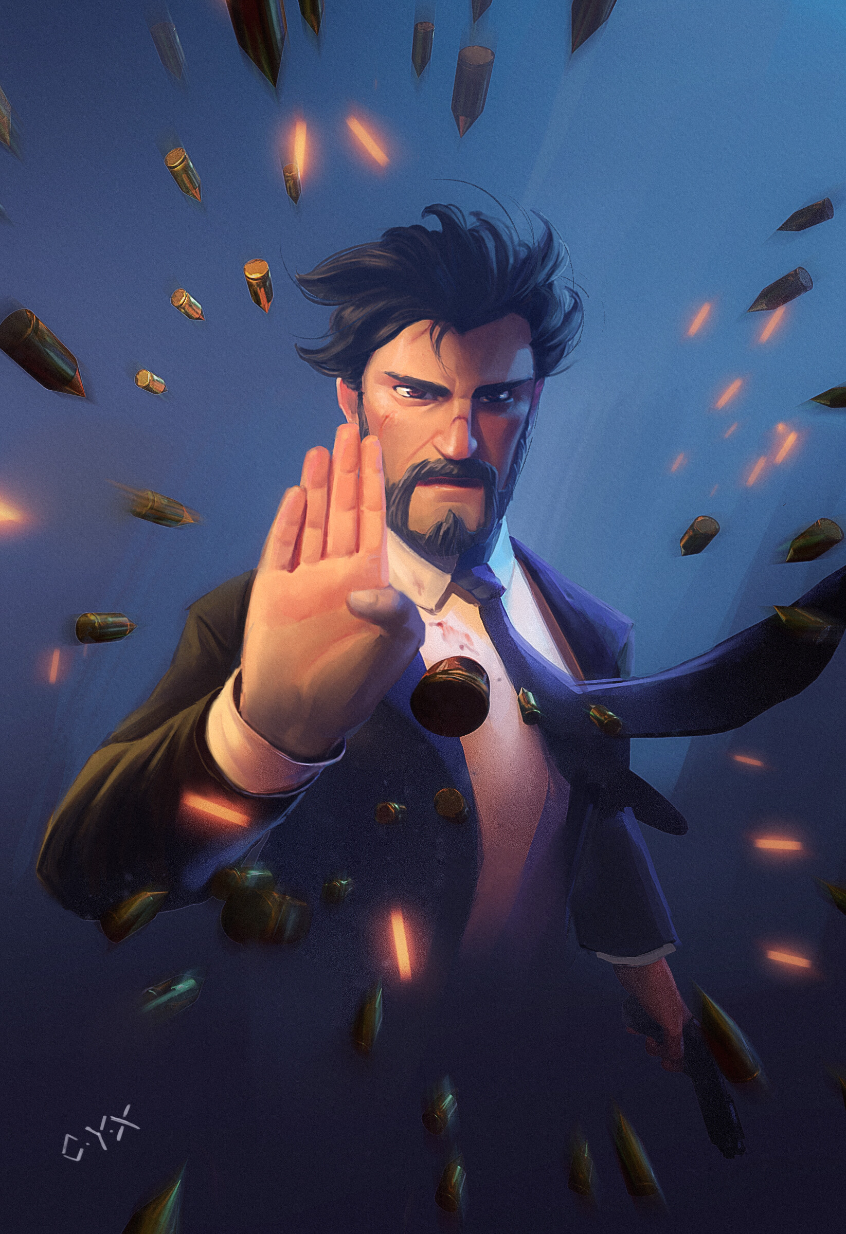 ArtStation - john wick & matrix