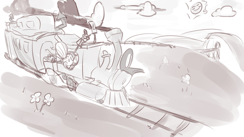 Gilbert Estrada - Toontown Rewritten - Player Train Set Model