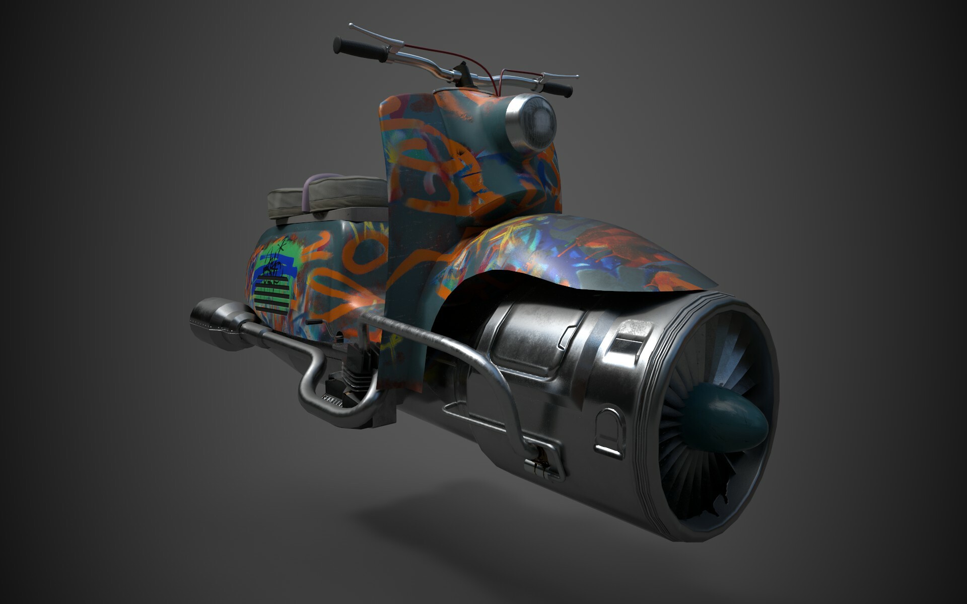 ArtStation - Futuristic Scooter